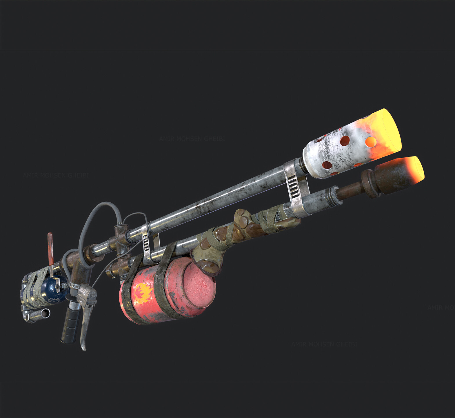ArtStation - Flamer gun