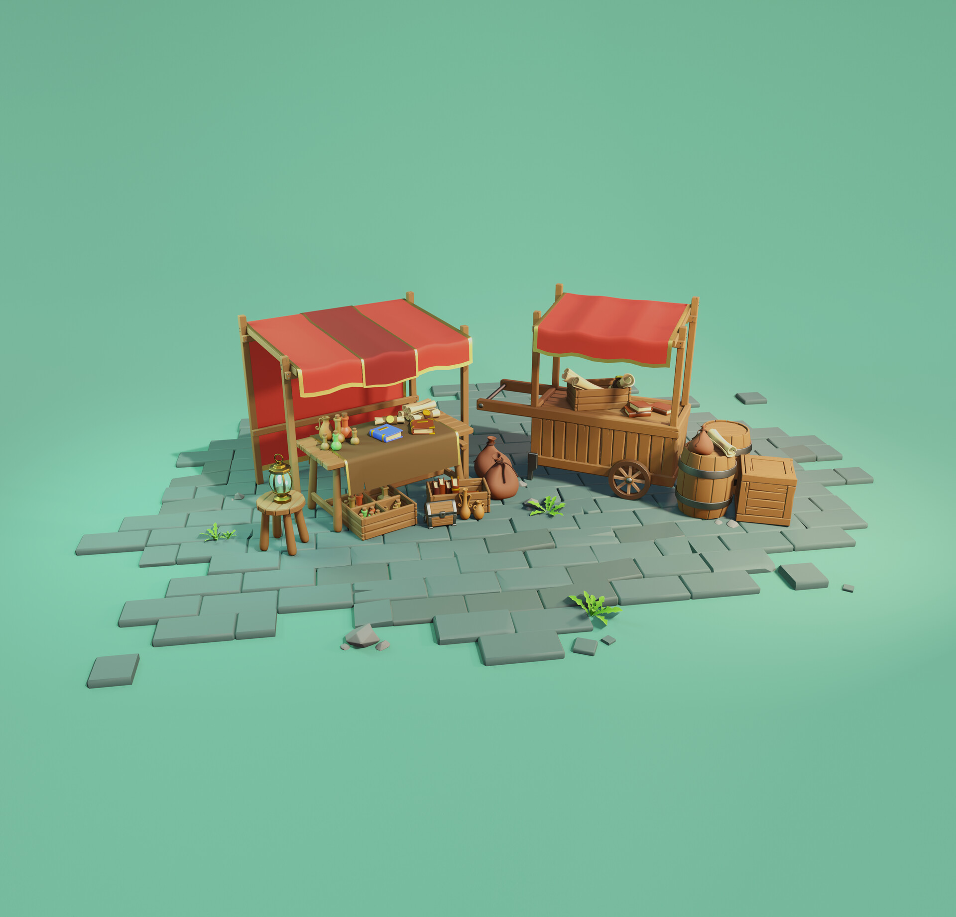 ArtStation - The wizard market