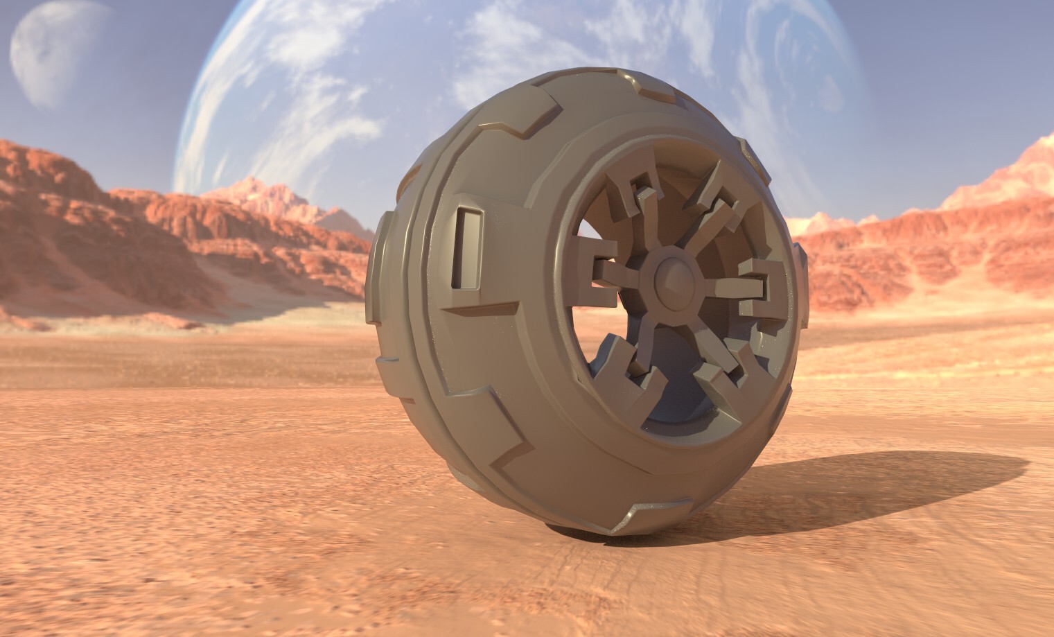 ArtStation - Rover Wheel (Final Project)