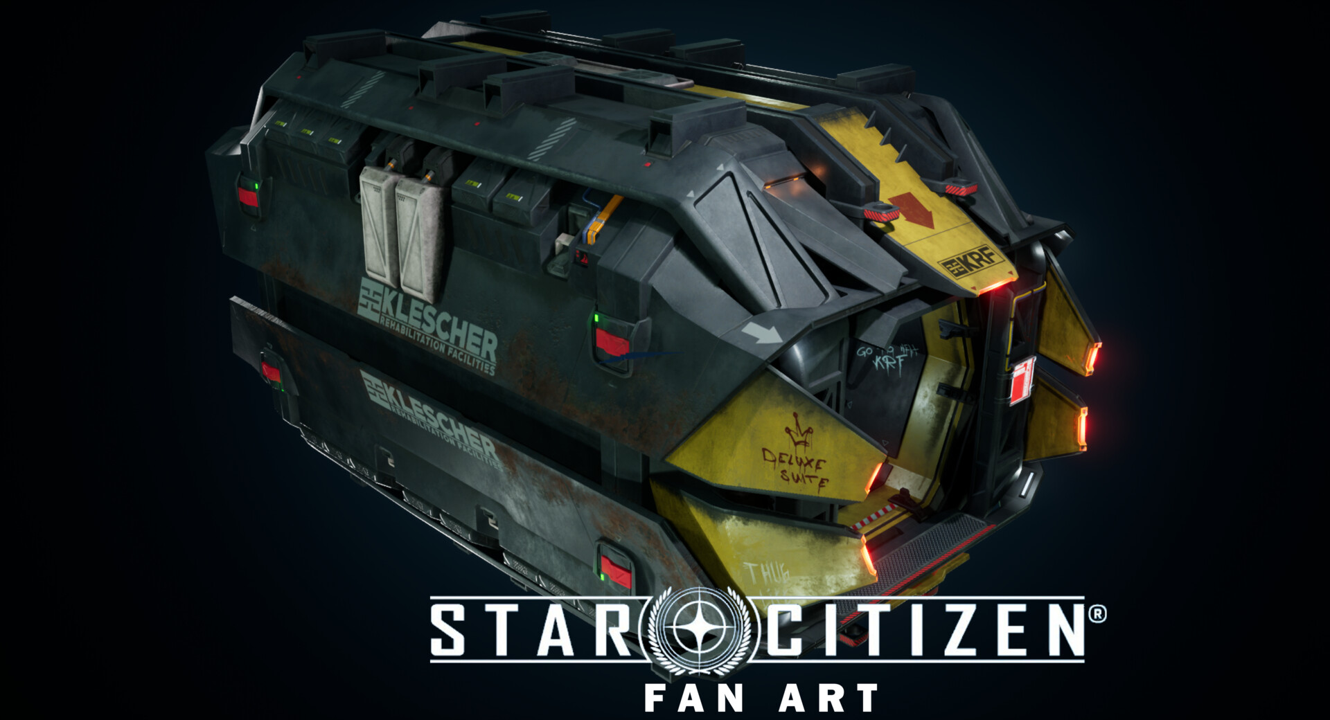 ArtStation - Star Citizen Fan Art - KRF Prison Cell