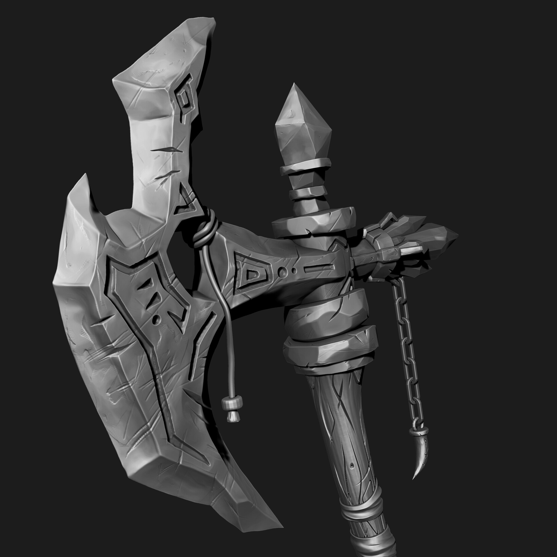 ArtStation - Stylized Weapon sculpt