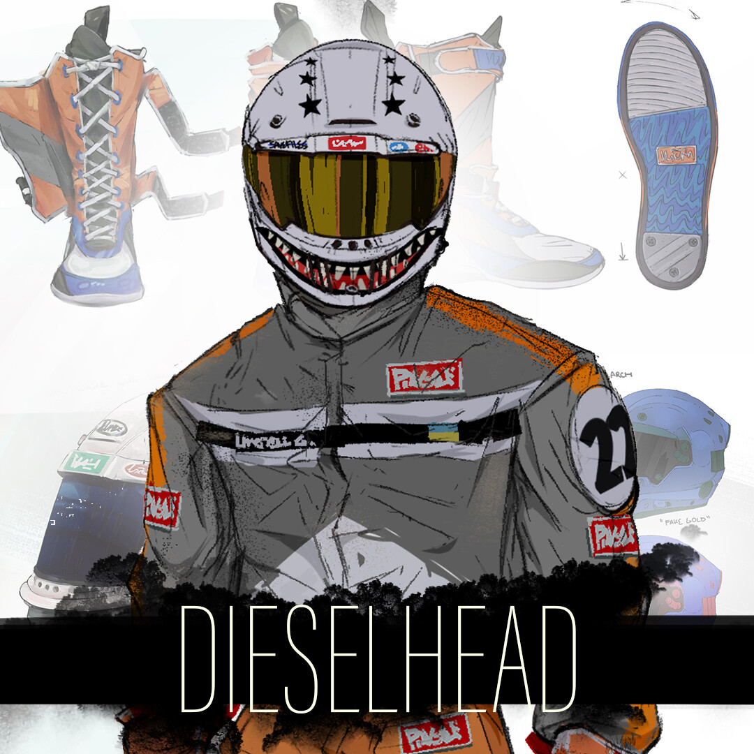 ArtStation - dieselhead racer design