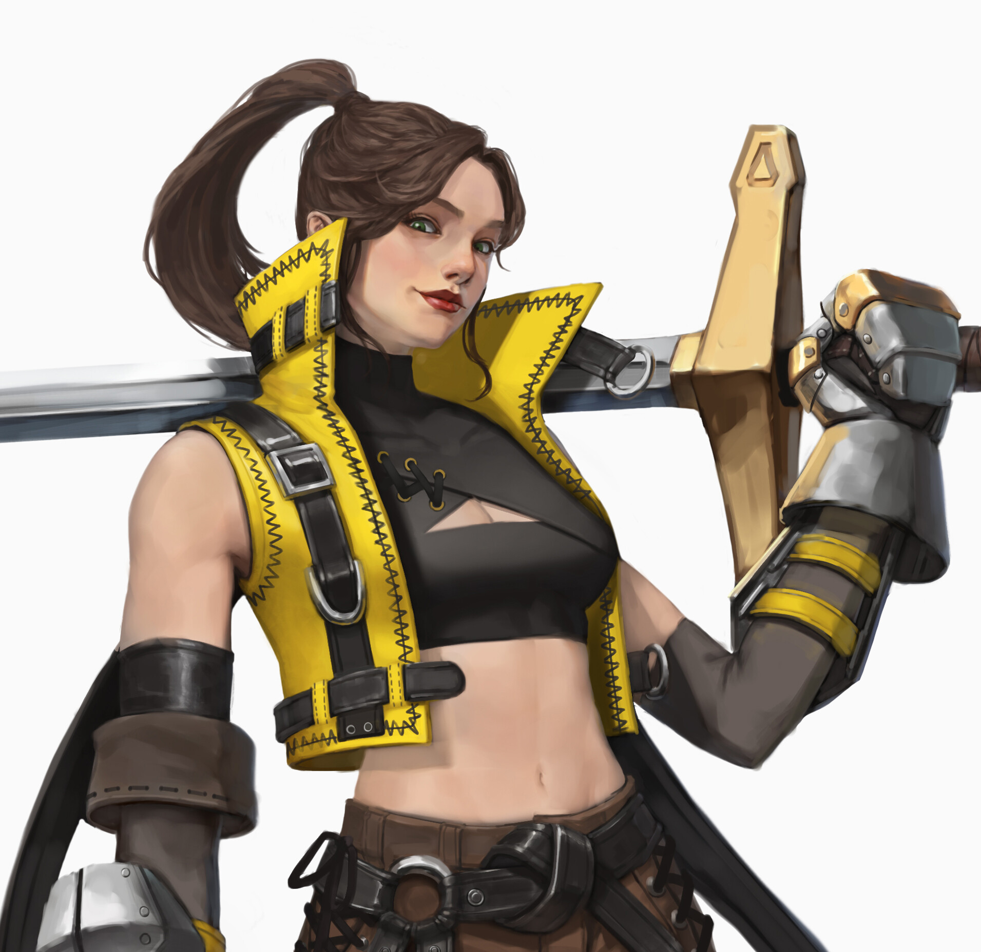 ArtStation - yellow sword