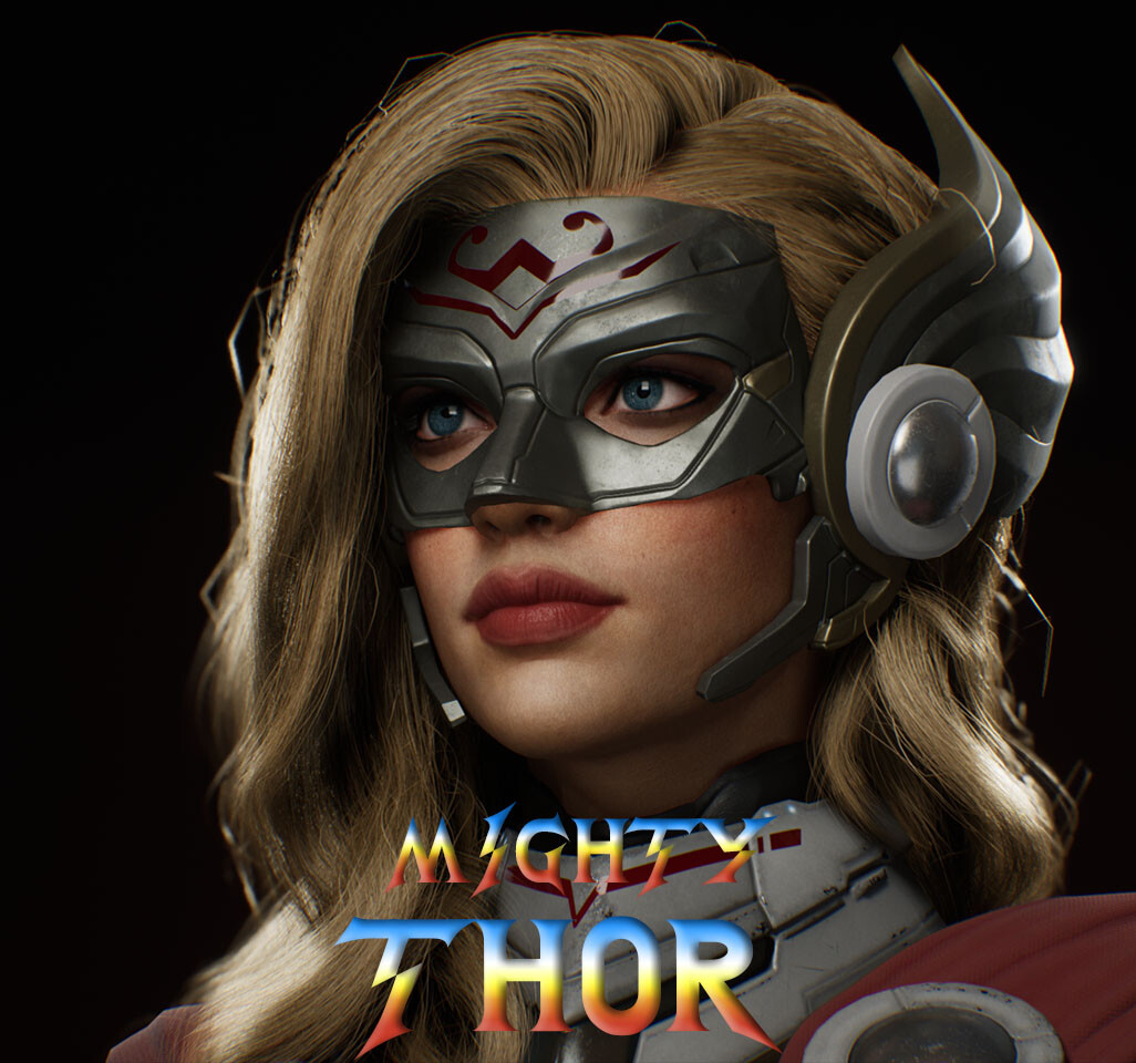 ArtStation - Mighty Thor ! The space Viking