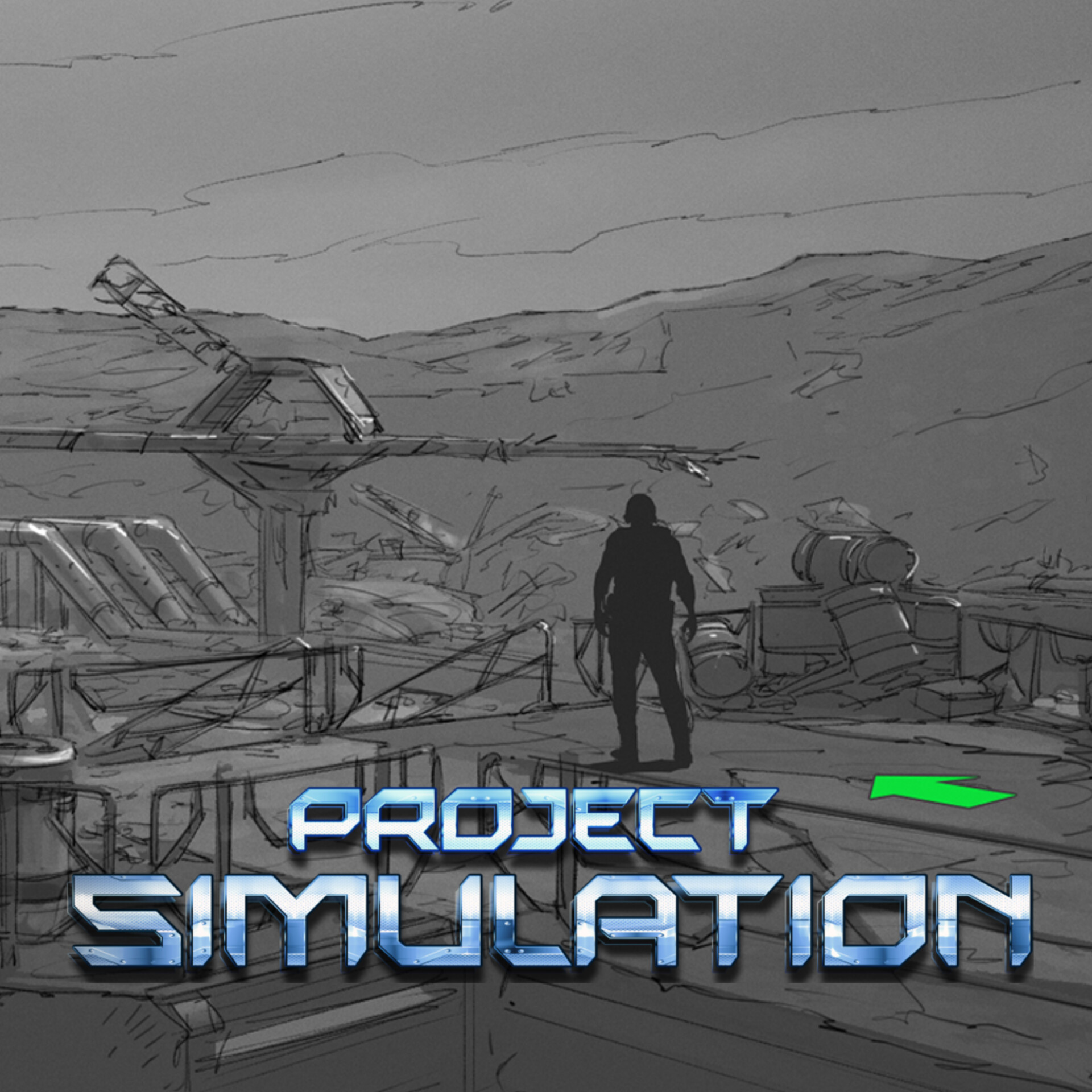 ArtStation - Simulation sci-fi FPS Game Level Design illustrations