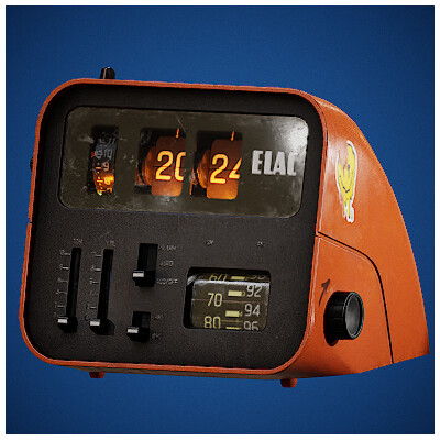 ArtStation - Flip clock