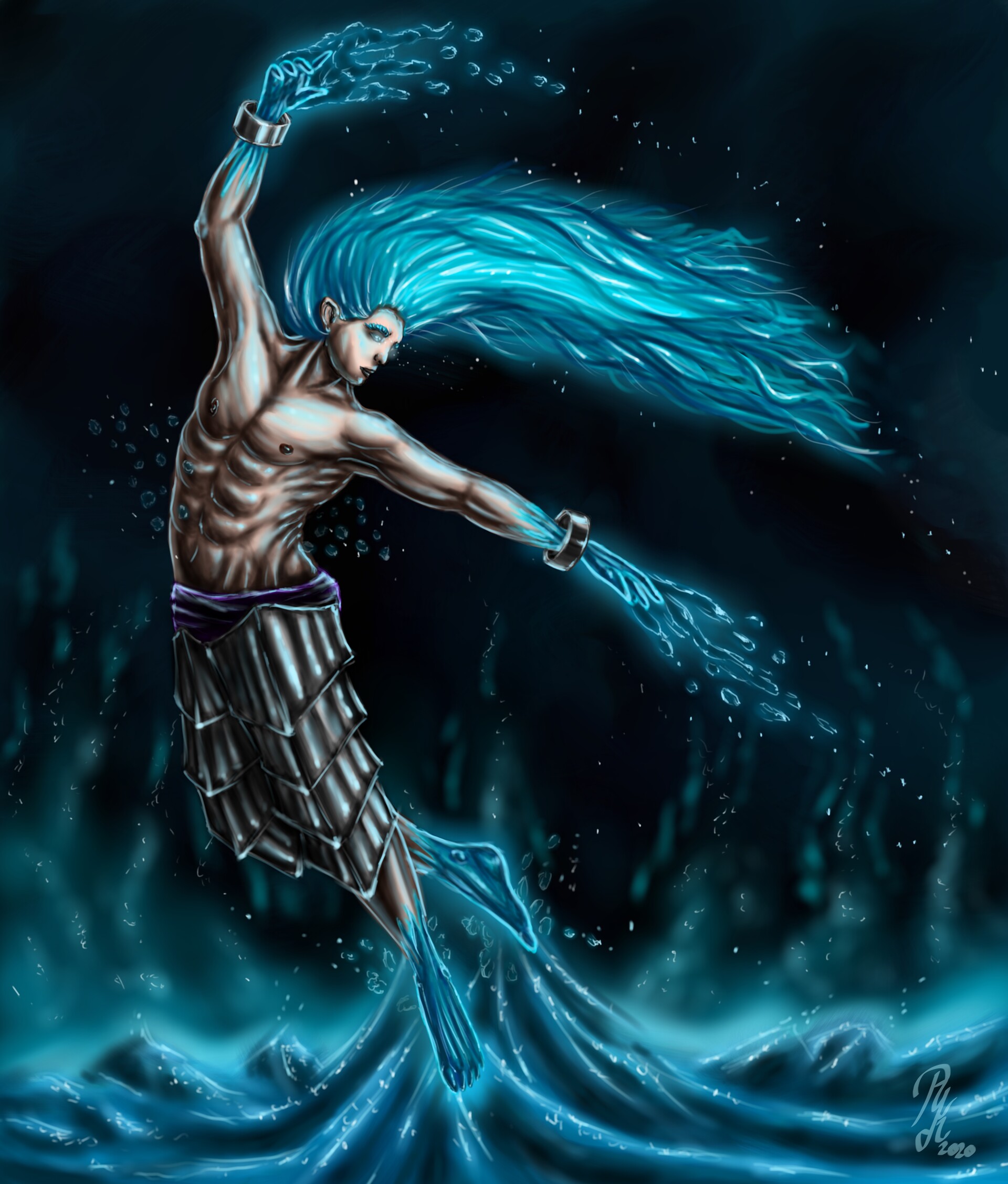 ArtStation - The Dancer of the Cellian Mana Lake