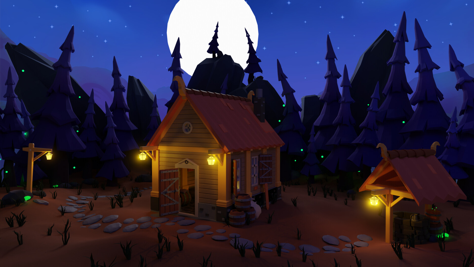 ArtStation - Hunters Hut