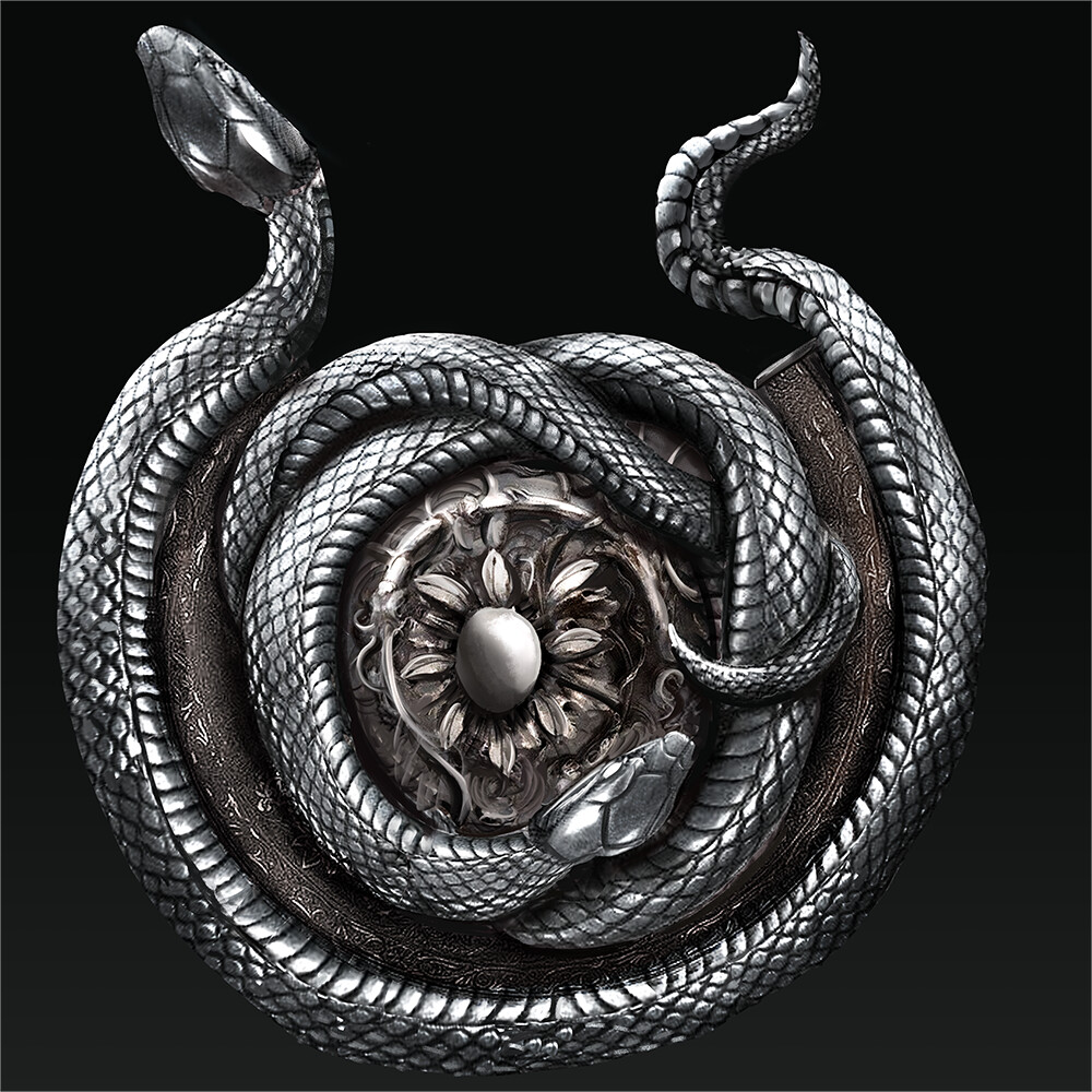 ArtStation - Dark Fantasy Shield Design