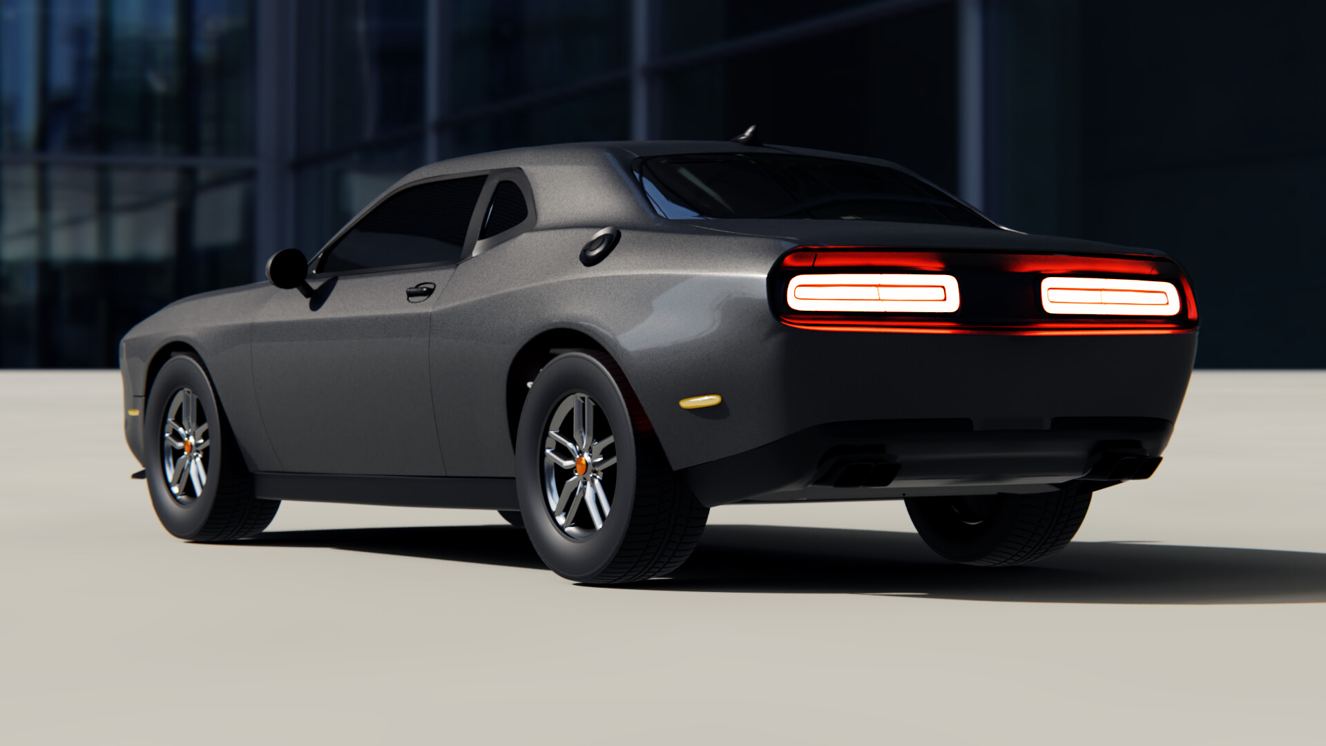 ArtStation - Dodge Challenger SRT Hellcat in Blender