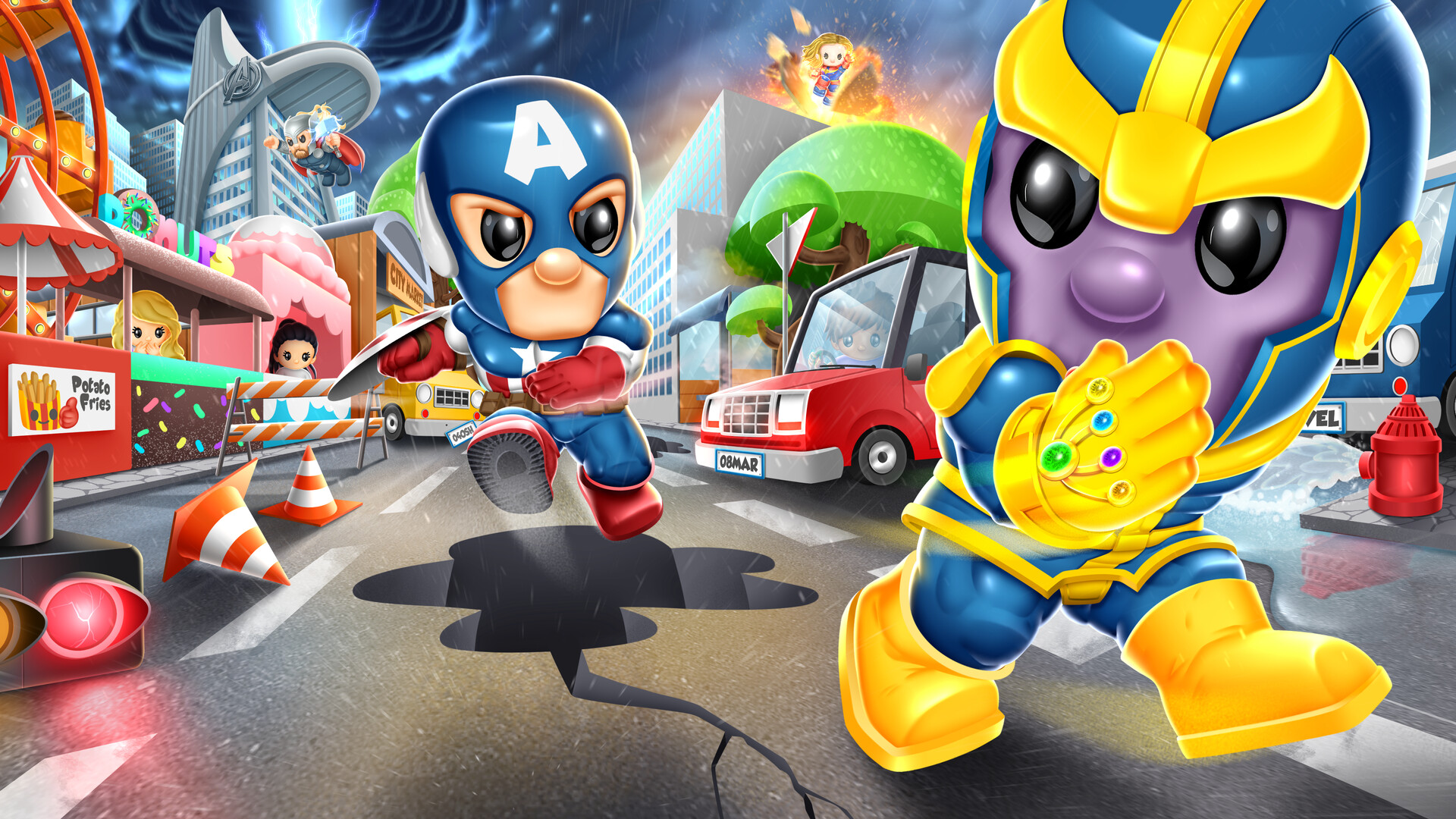 ArtStation - Ooshies Endless Runner Mobile Game Concept