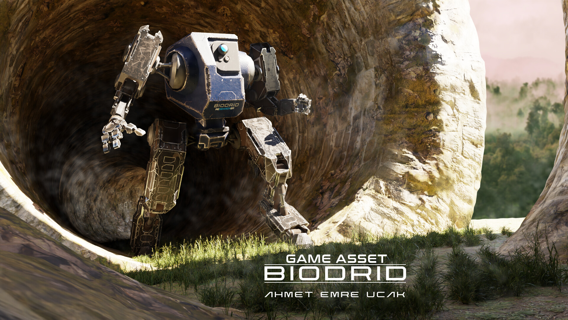 ArtStation - BIODRID Researcher Robot / Game Asset