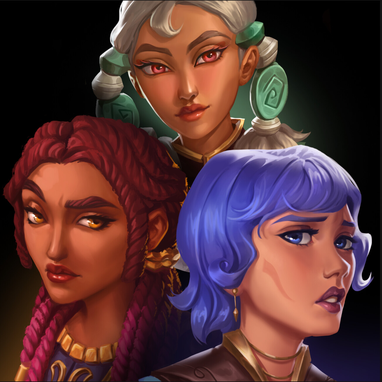 ArtStation - Portraits Style Exploration