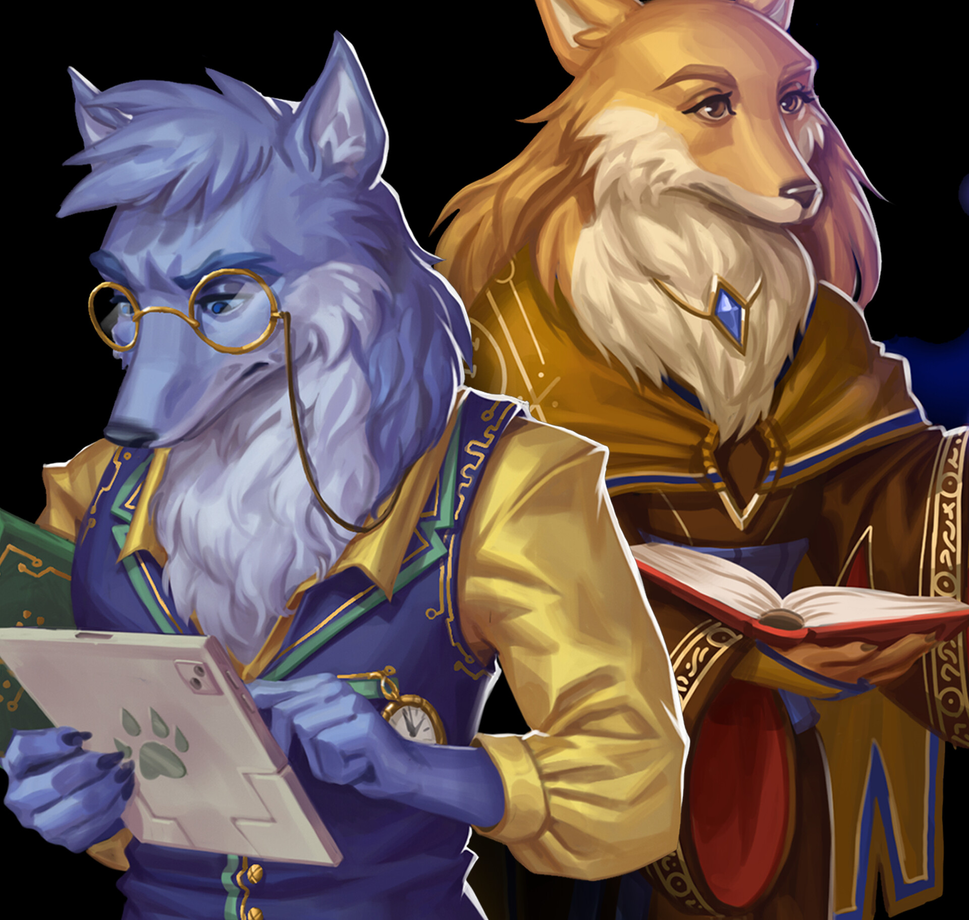 ArtStation - MBTI Wolves - The 8 Functions