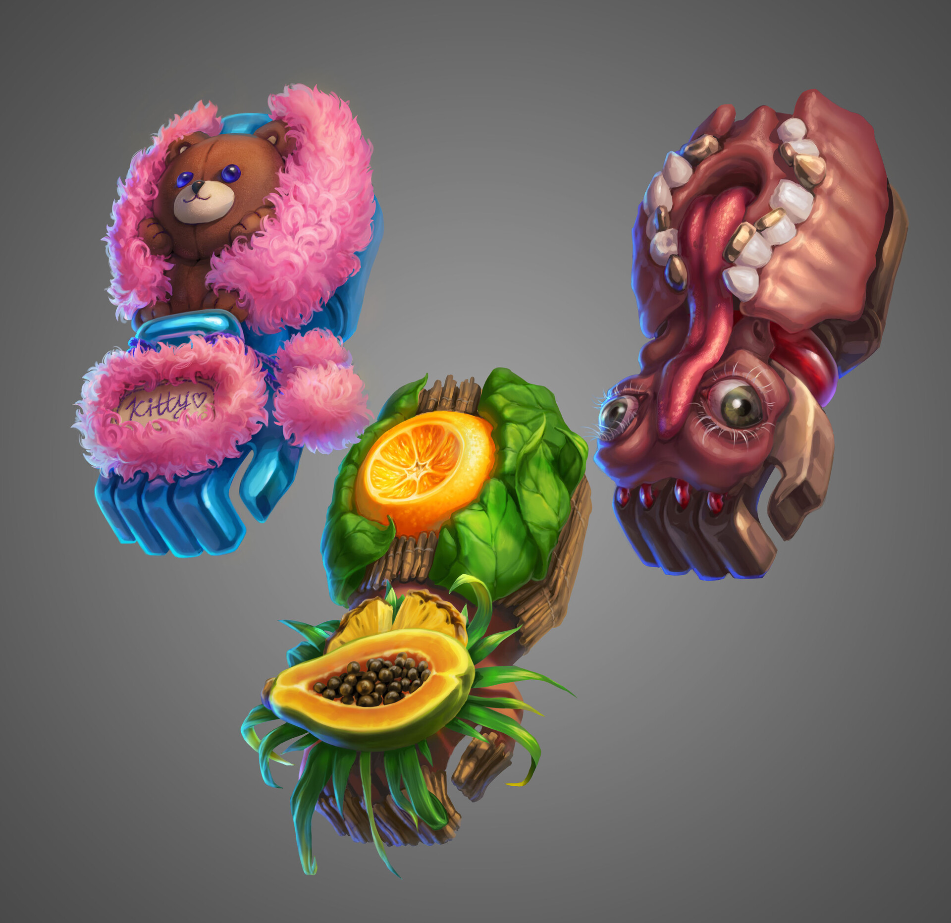 ArtStation - Studies for rendering materials course