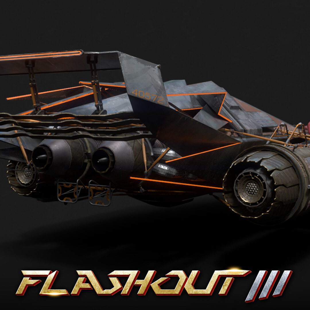 ArtStation - Post-Apocalyptic Anti-Gravity Racers Concept - Flashout 3