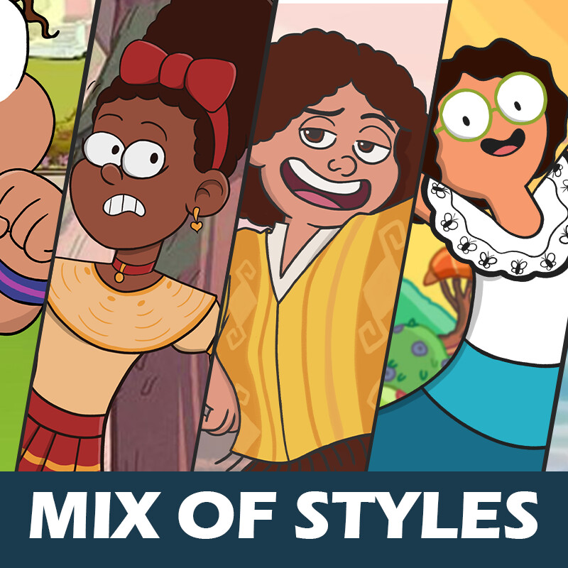 ArtStation - Encanto characters in diffrent styles