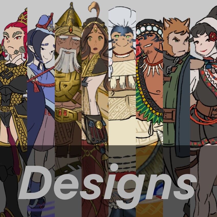 ArtStation - Gacha game character designs