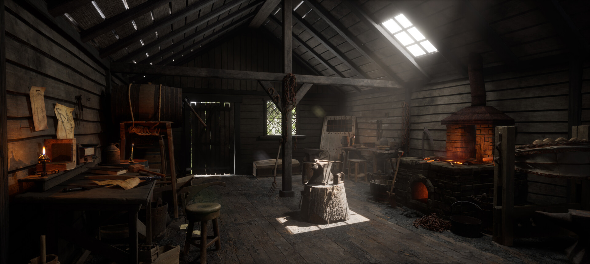 ArtStation - Blacksmith forge.