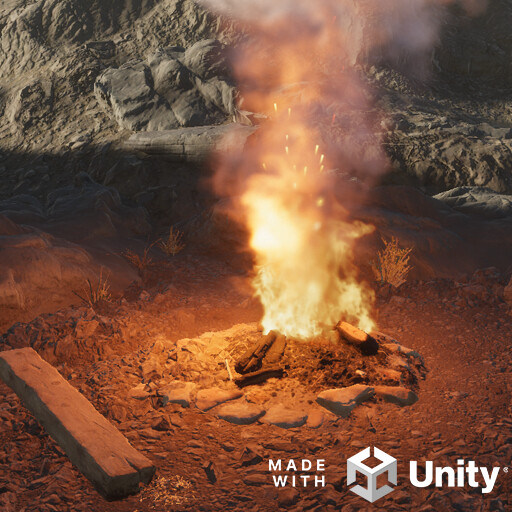 ArtStation - Bonfire VFX in Unity