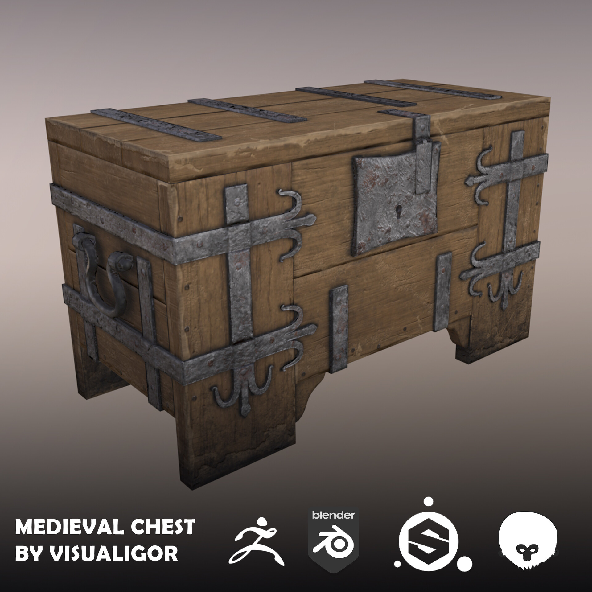 ArtStation - Medieval Chest