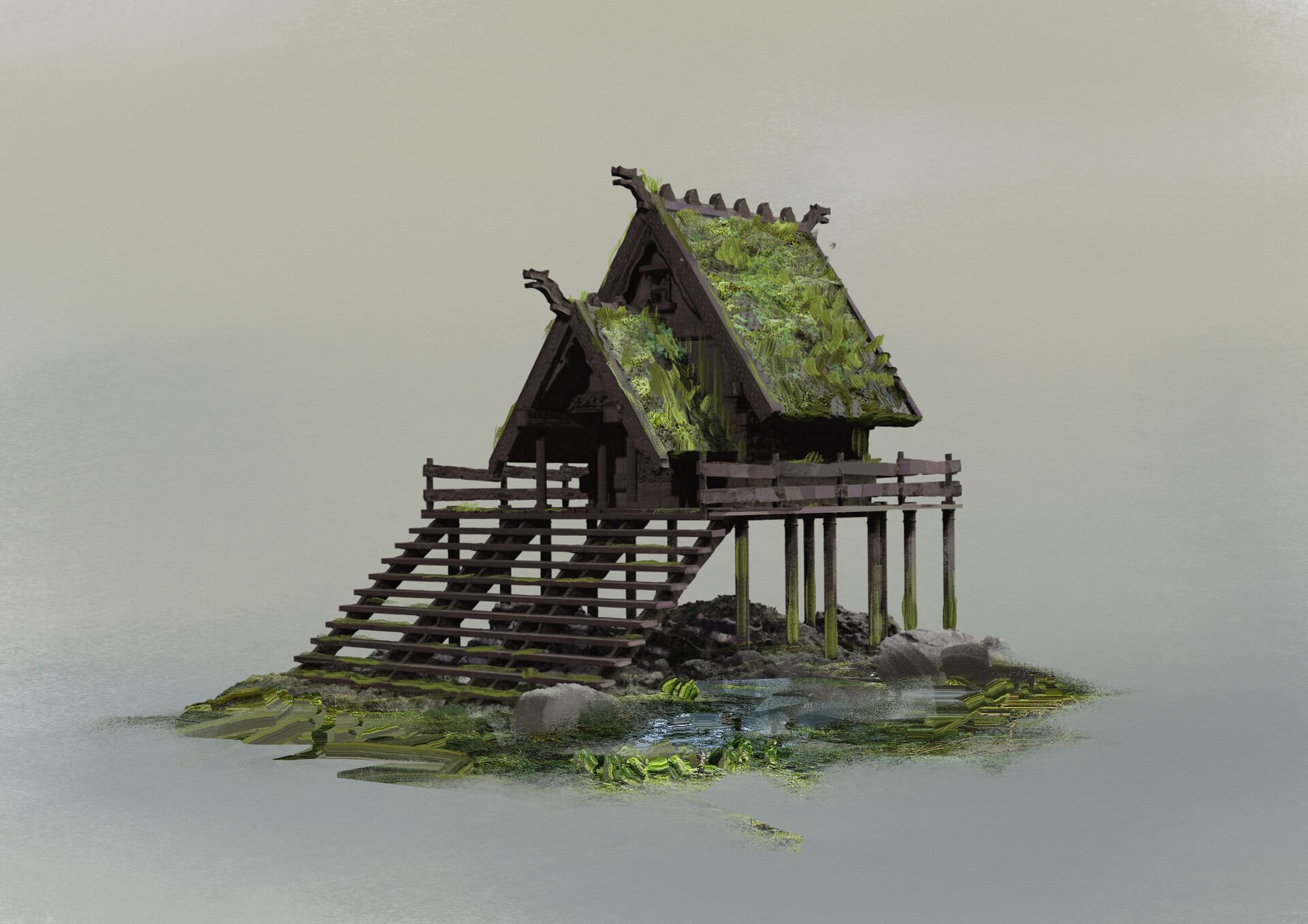 ArtStation - Viking Buildings Concept