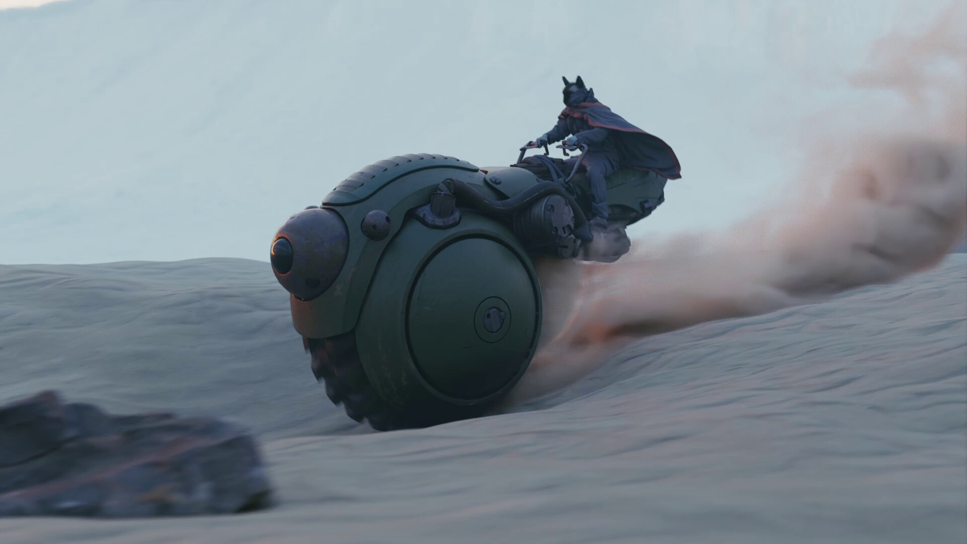 ArtStation - Monowheel bike tests
