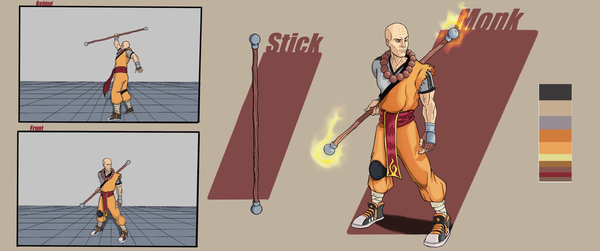 ArtStation - The Monk - Character Concept