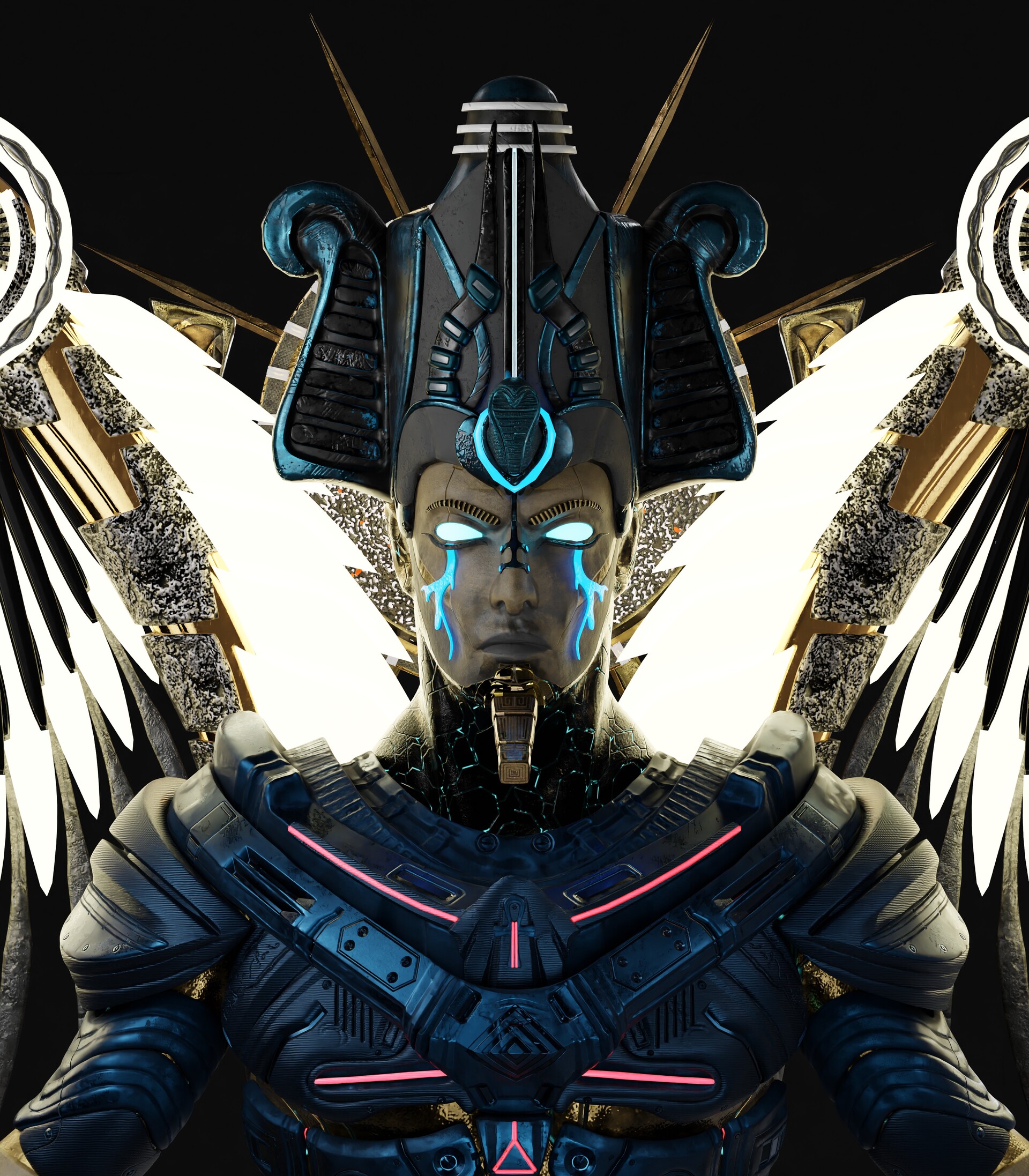 ArtStation - 3D NFT Collection: Warriors of Ankh