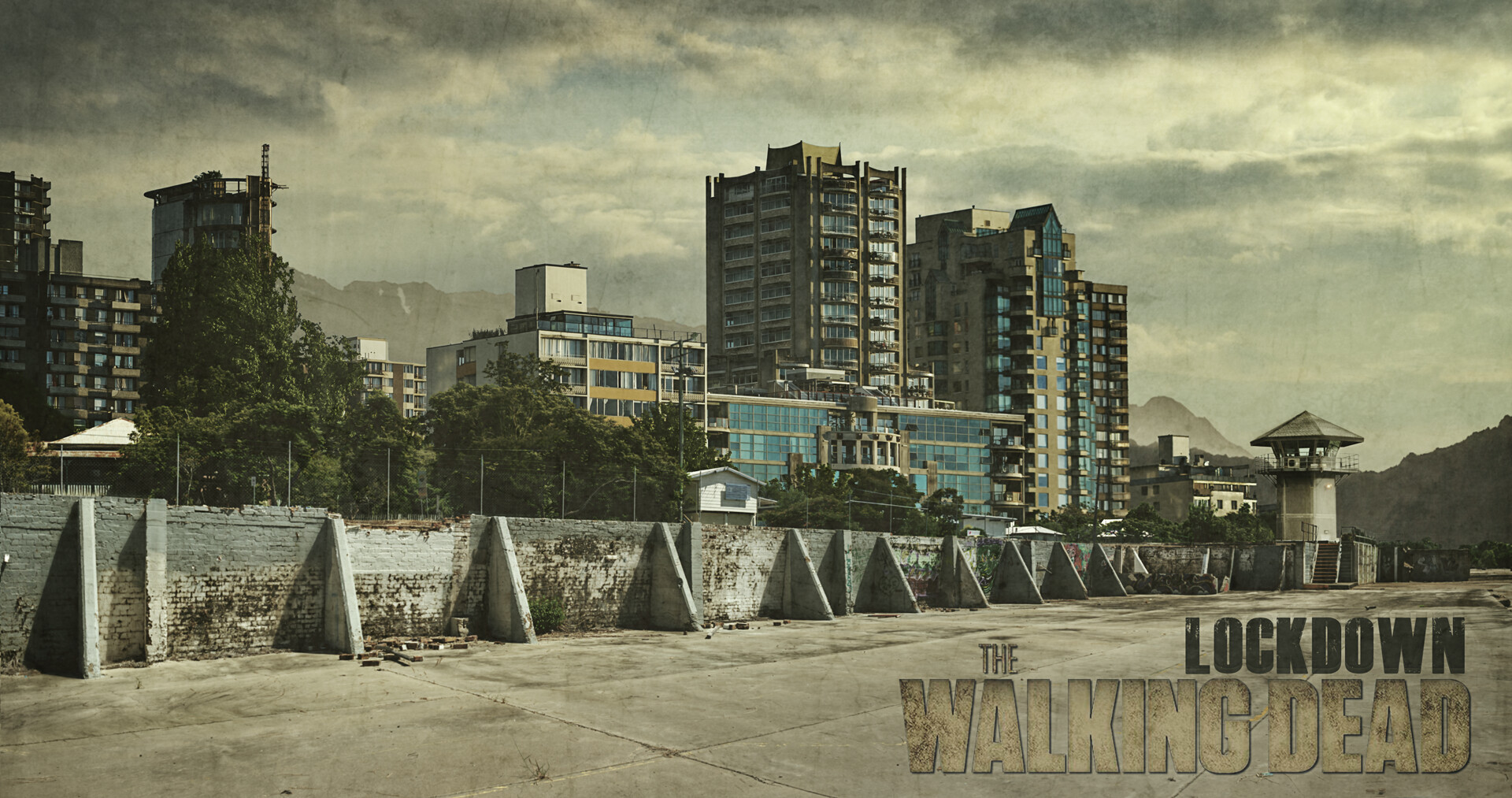 ArtStation - The Walking Dead - Lockdown - Digital Matte Painting