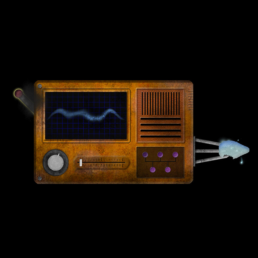 ArtStation - A lost radio