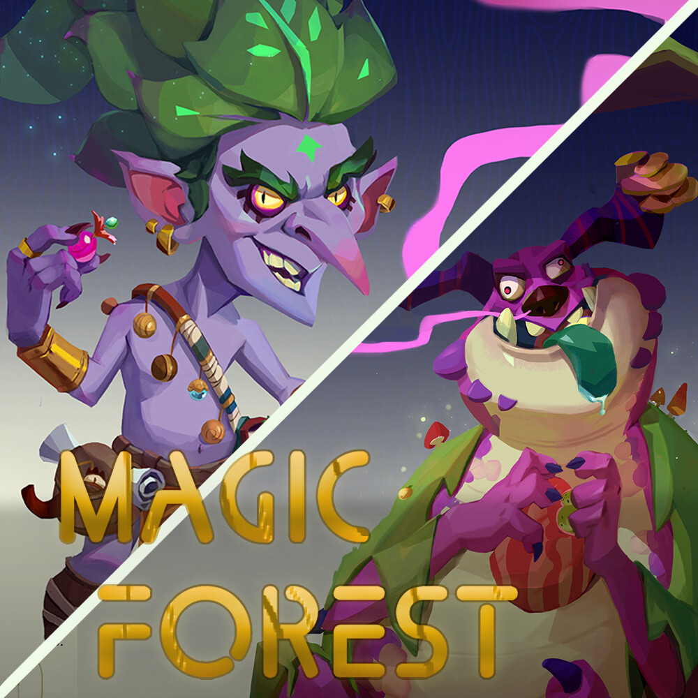 ArtStation - magic forest