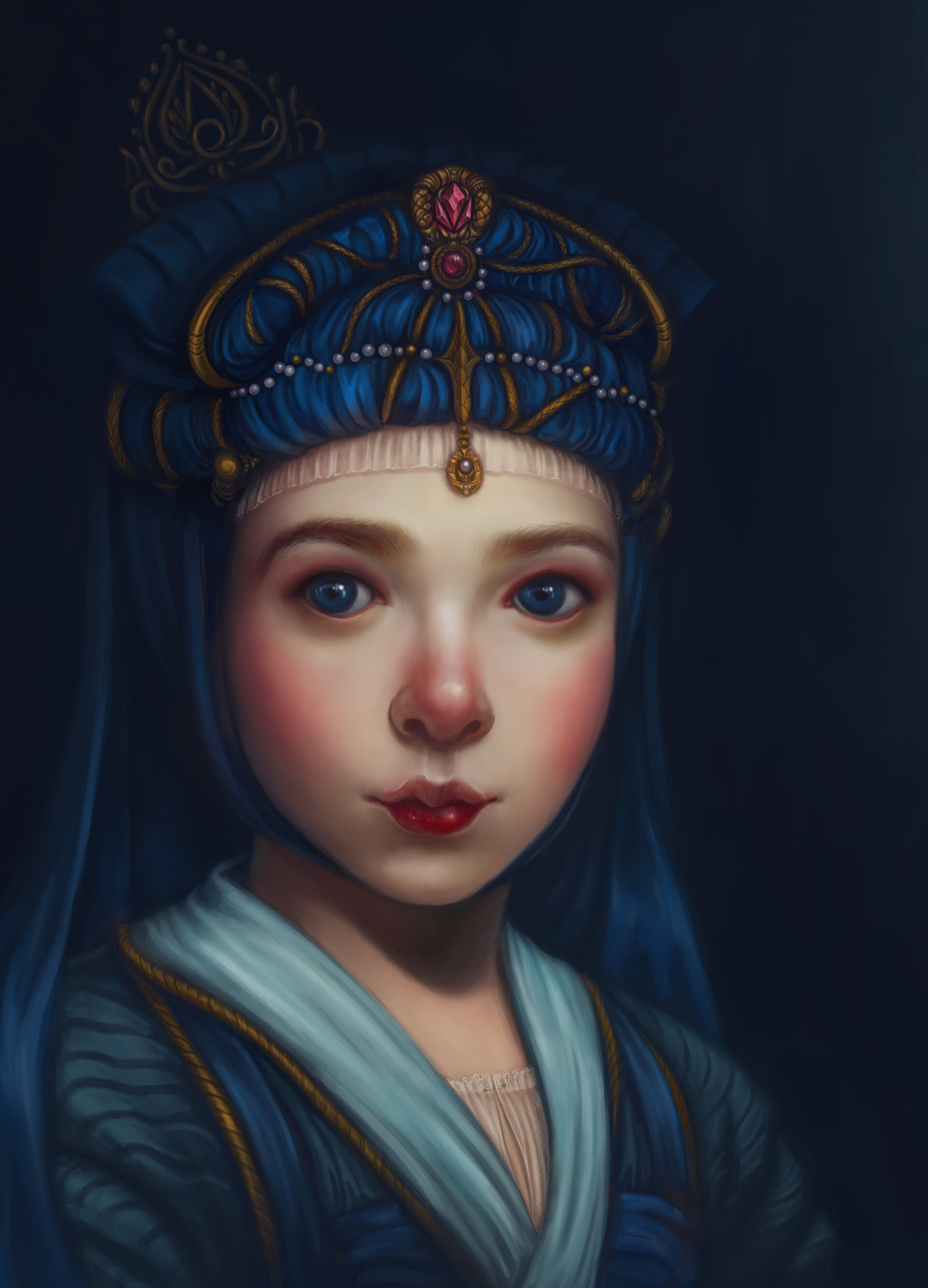 ArtStation - An allusion to renaissance portrait