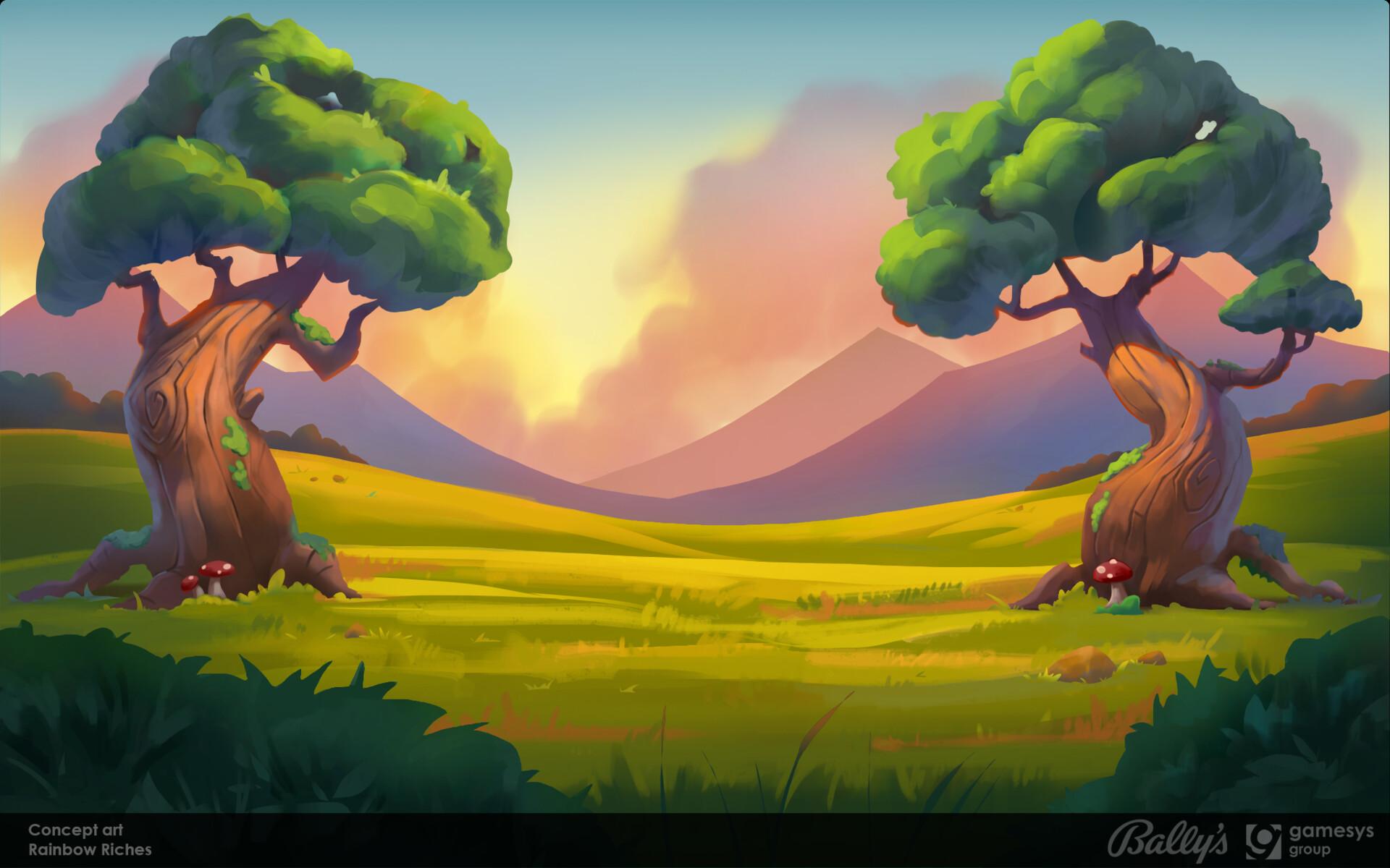 ArtStation - Rough colors for background