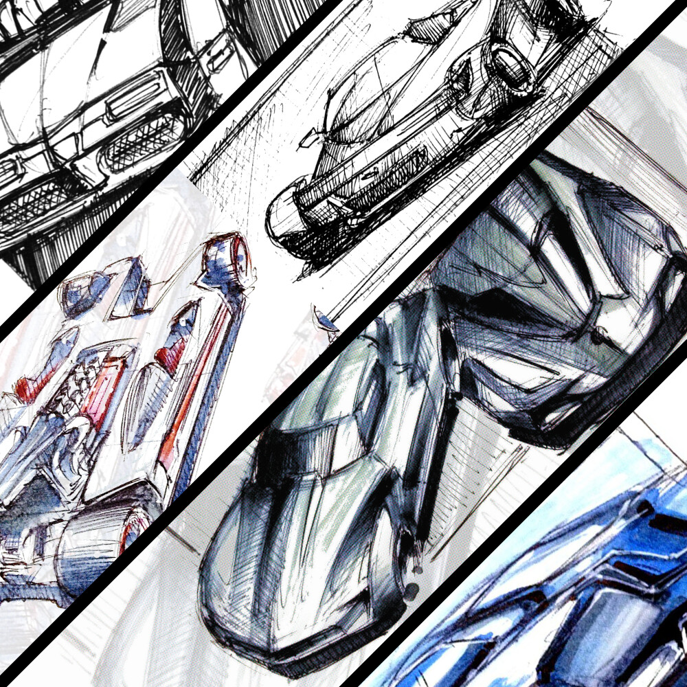 ArtStation - Concept Cars - Sketches