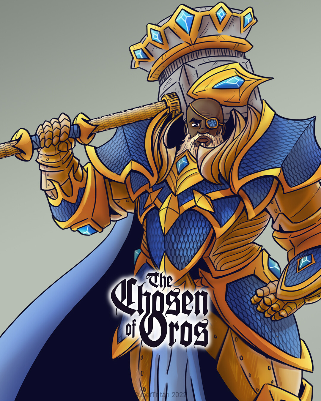 ArtStation - Design de Personagem TCO - Gabriel, o Paladino