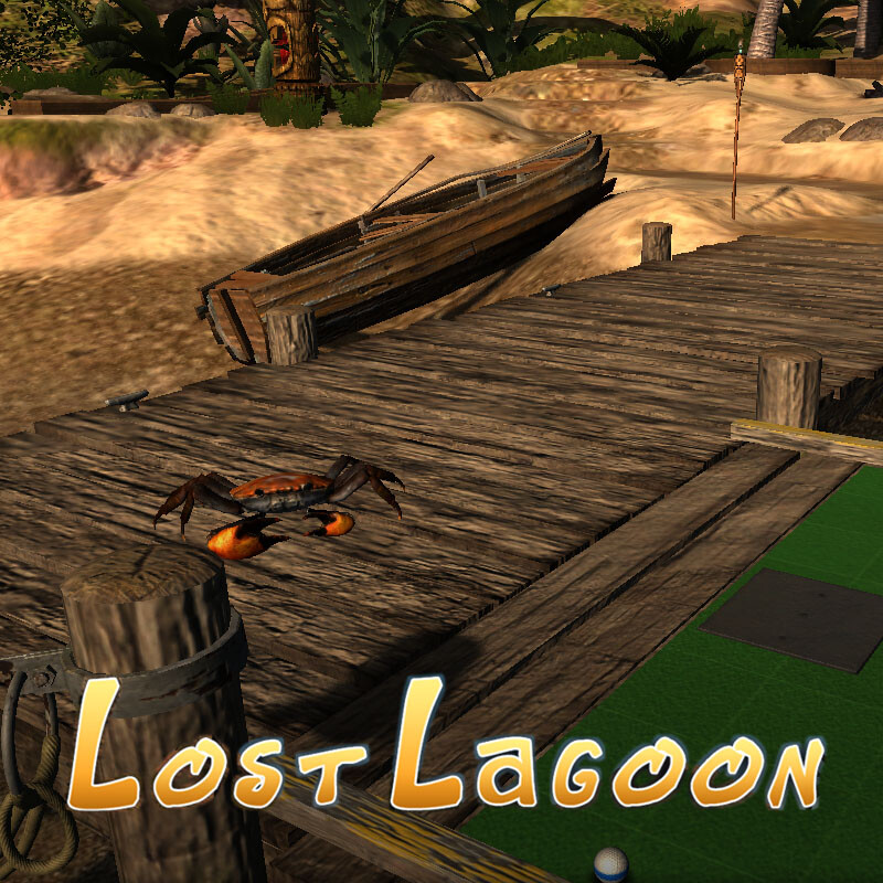 ArtStation - Lost Lagoon MiniGolf