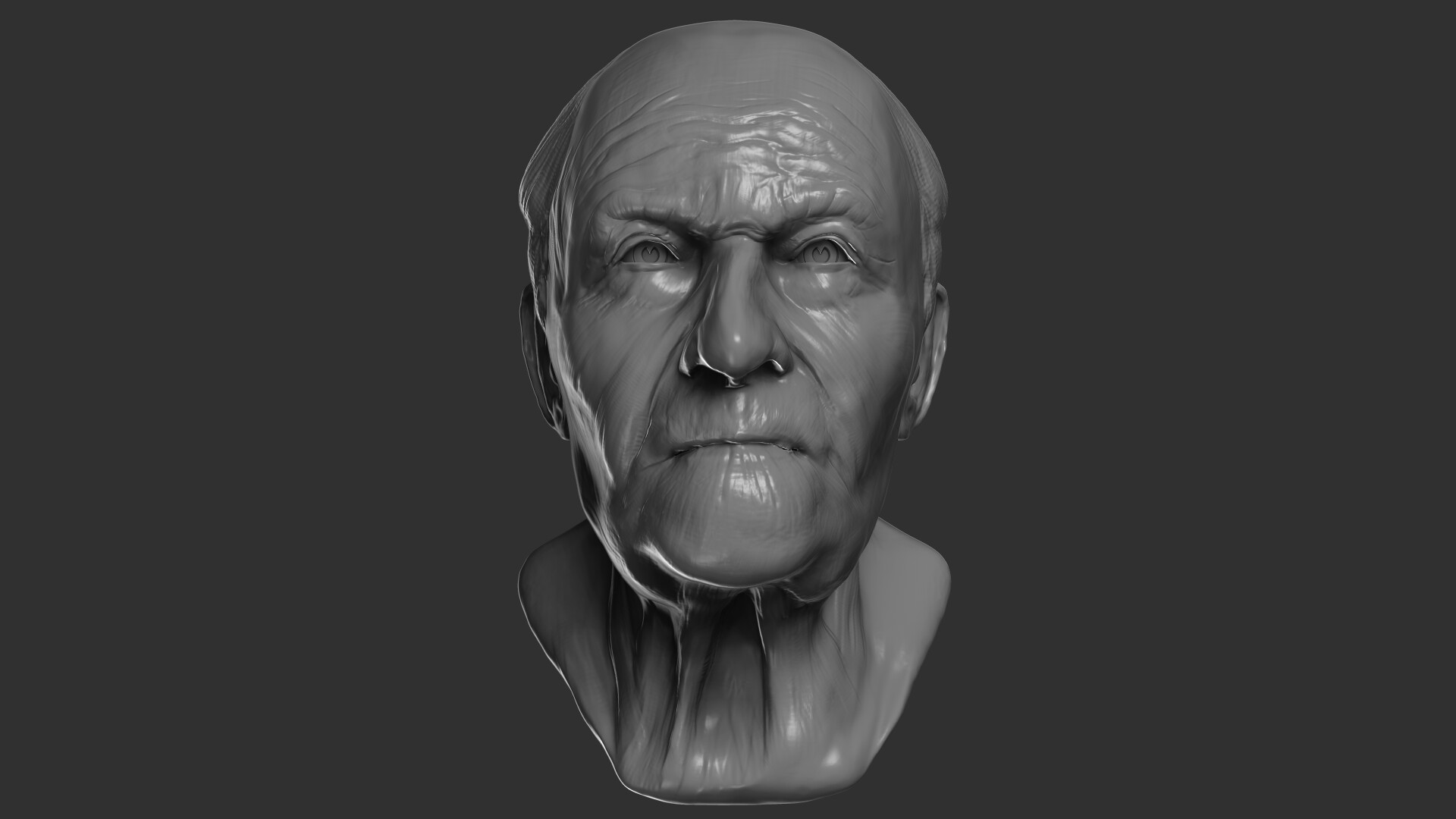 ArtStation - Old Man Expressions Study