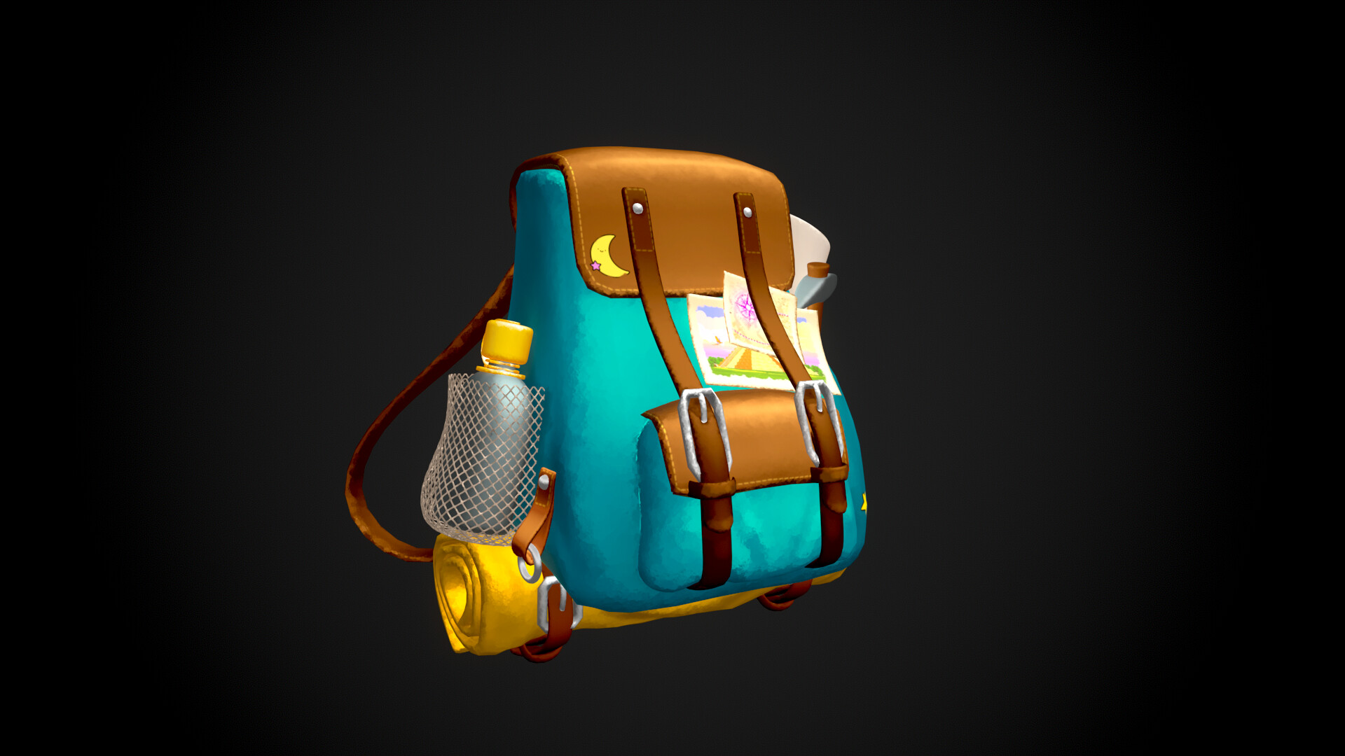 ArtStation - Stylized Backpack