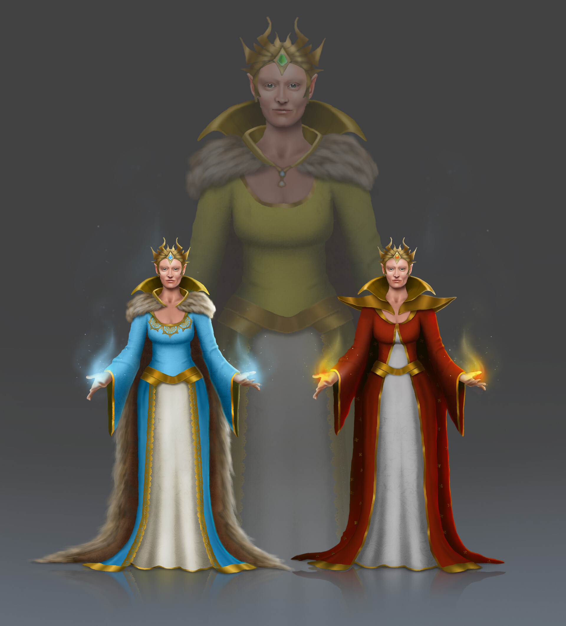 ArtStation - Queen characters