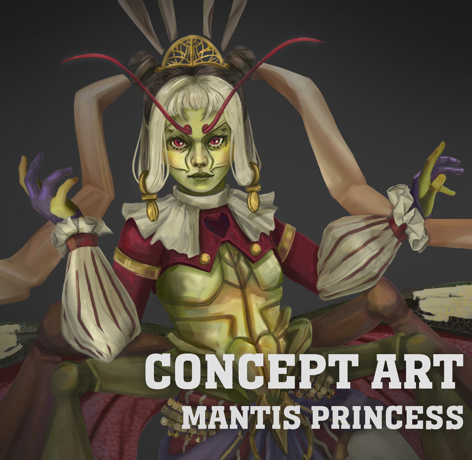 ArtStation - Mantis princess