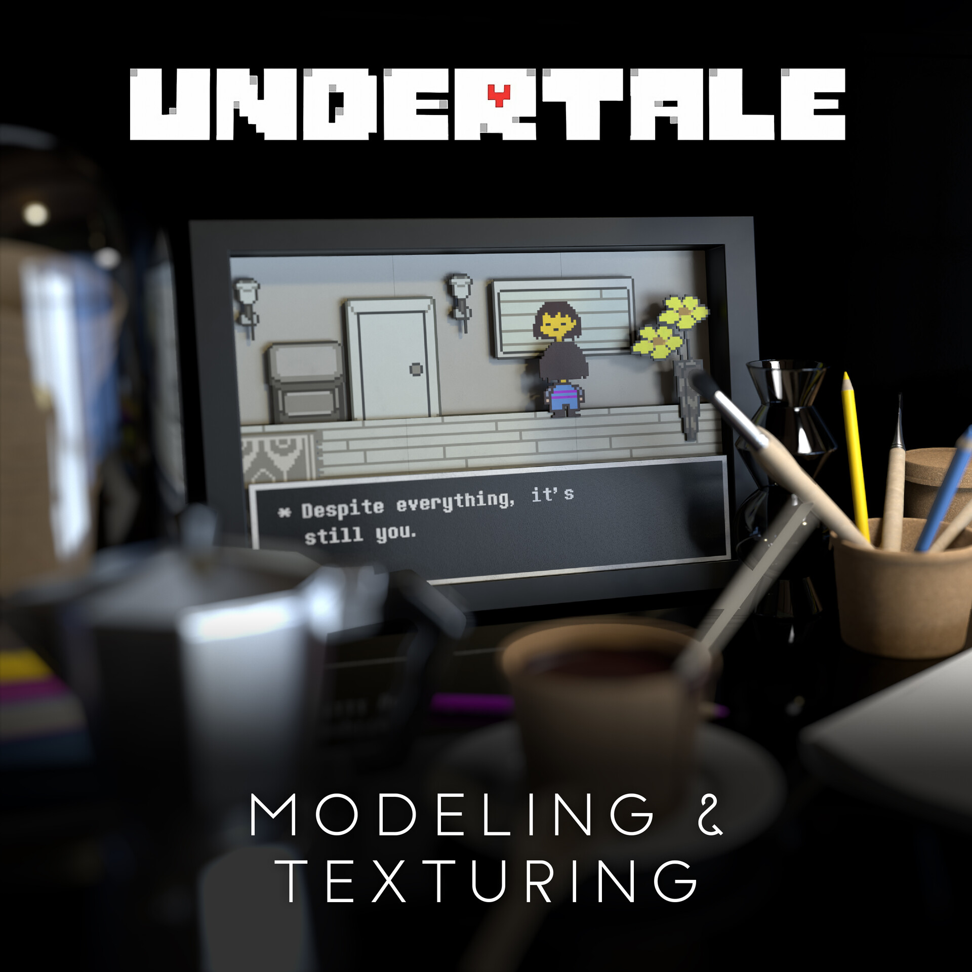 ArtStation - Undertale Diorama | Modeling