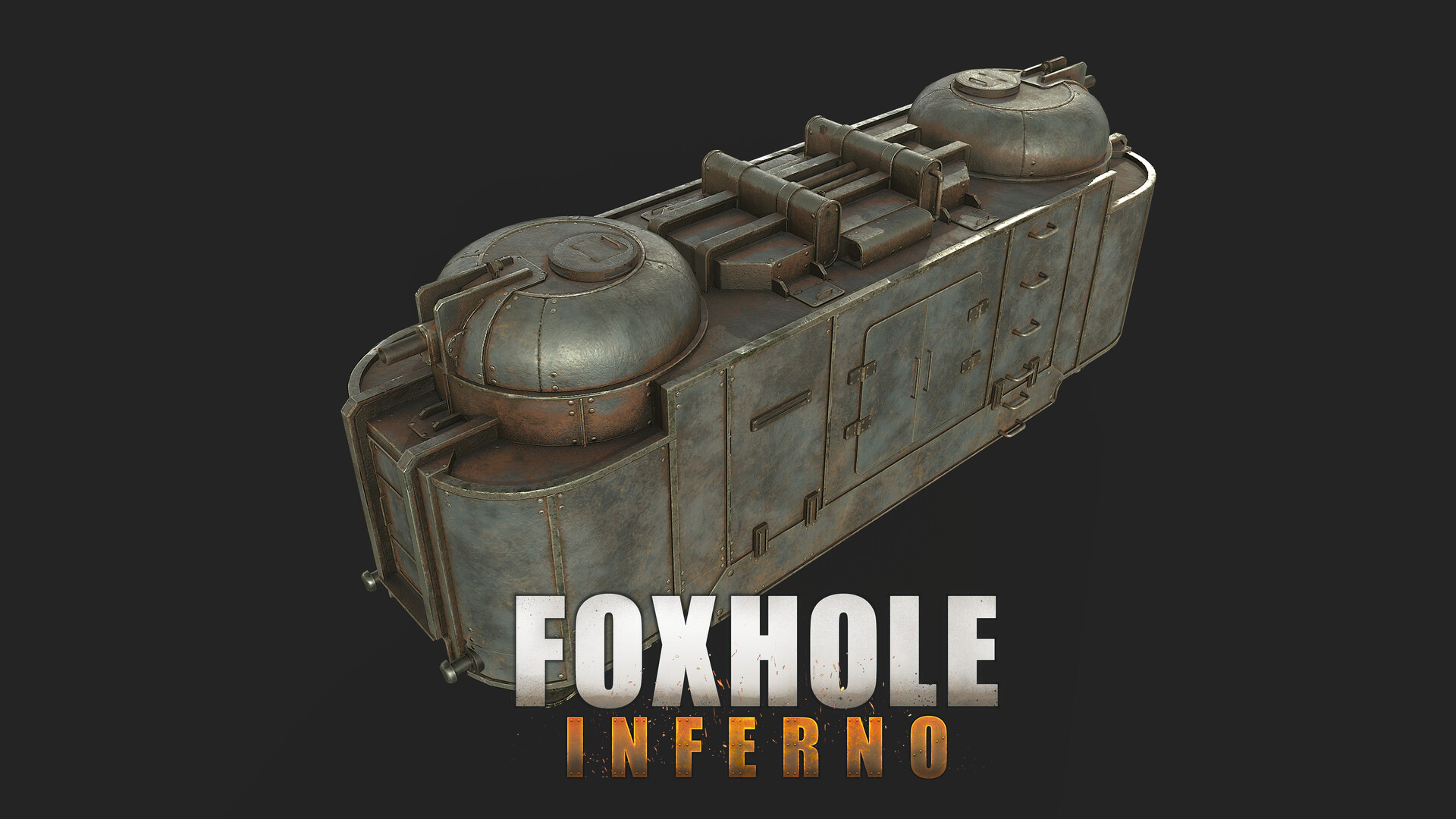 ArtStation - Armored Train Car -- O'Brien Warsmith v.215