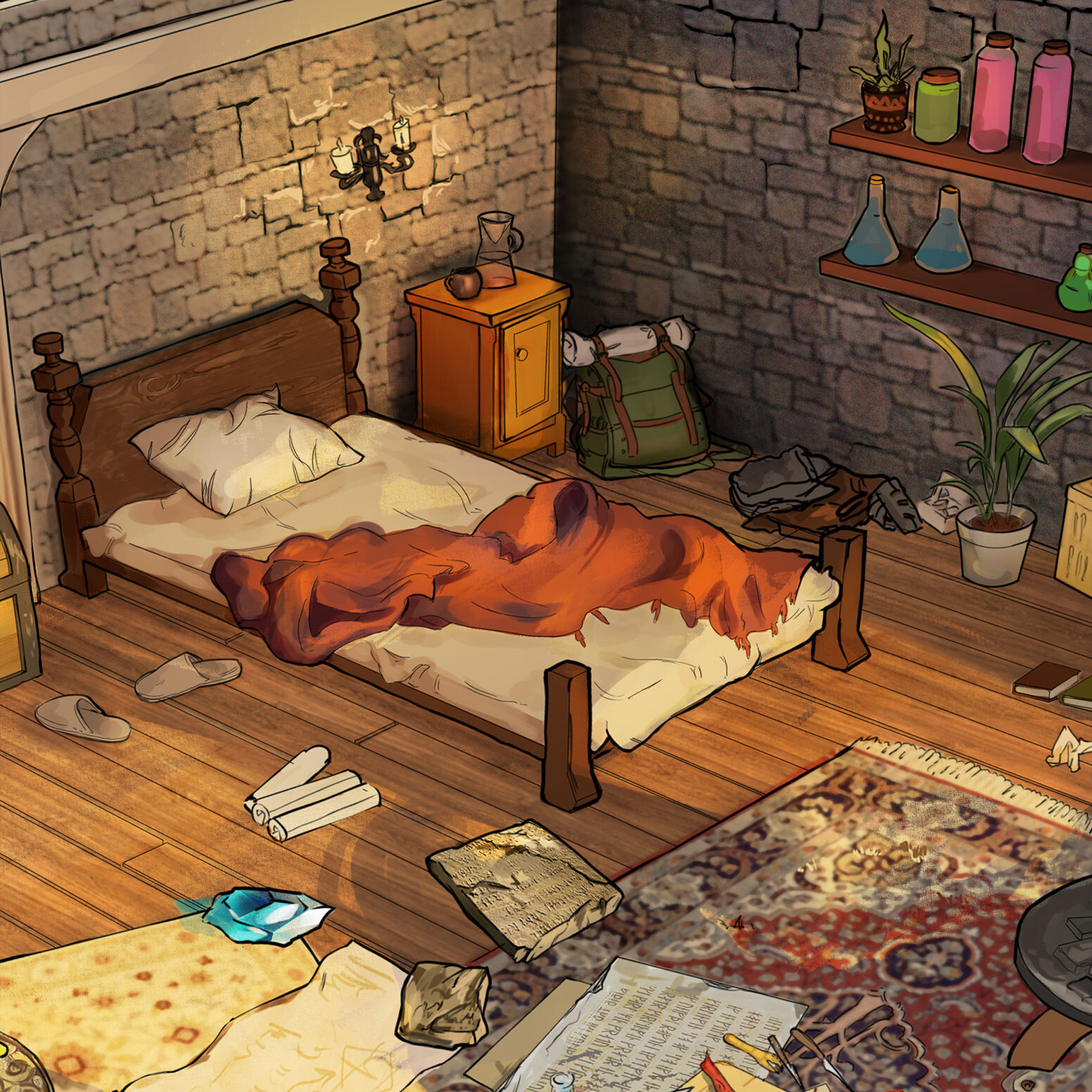 ArtStation - DnD Alchemist Room