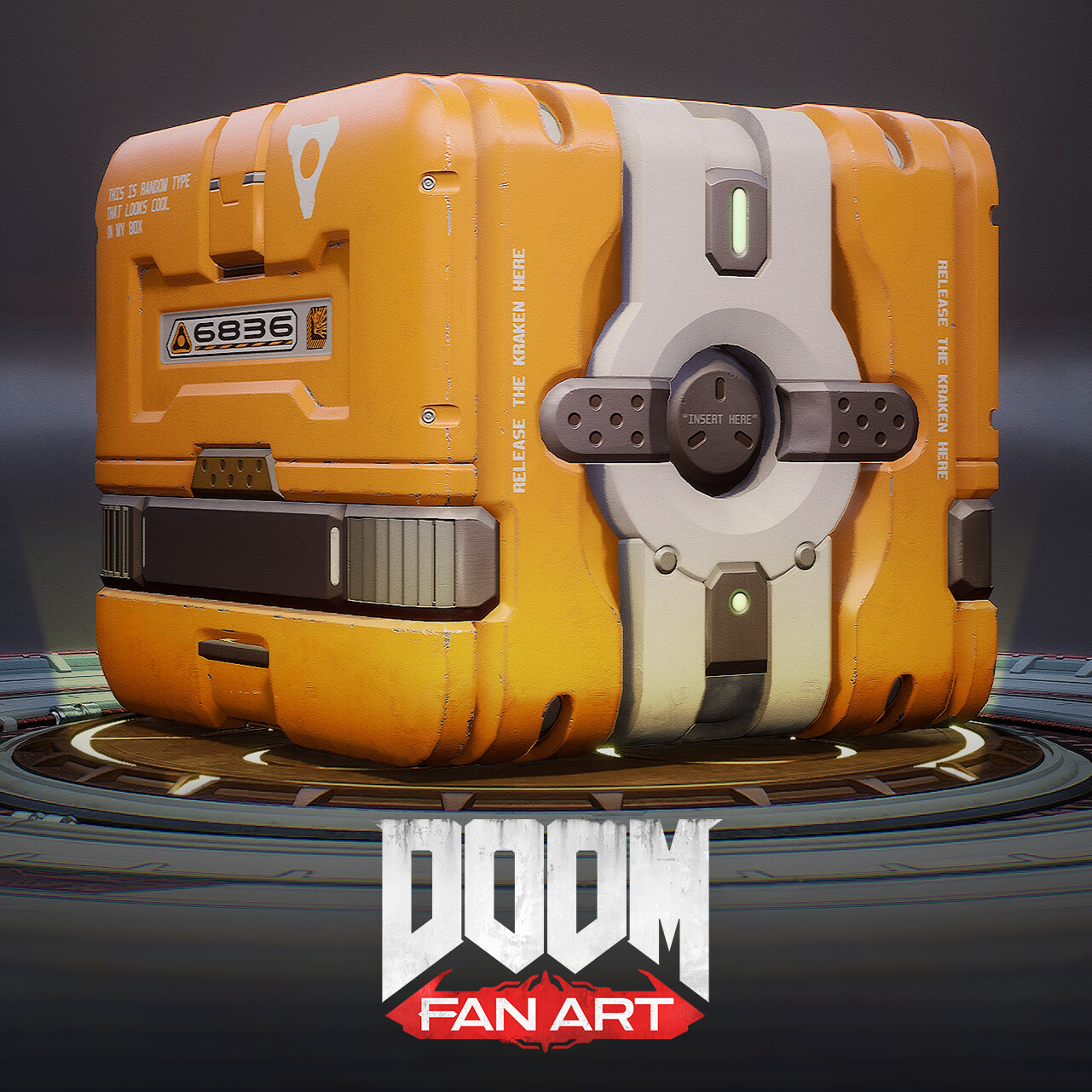 ArtStation - DOOM Box and Trim