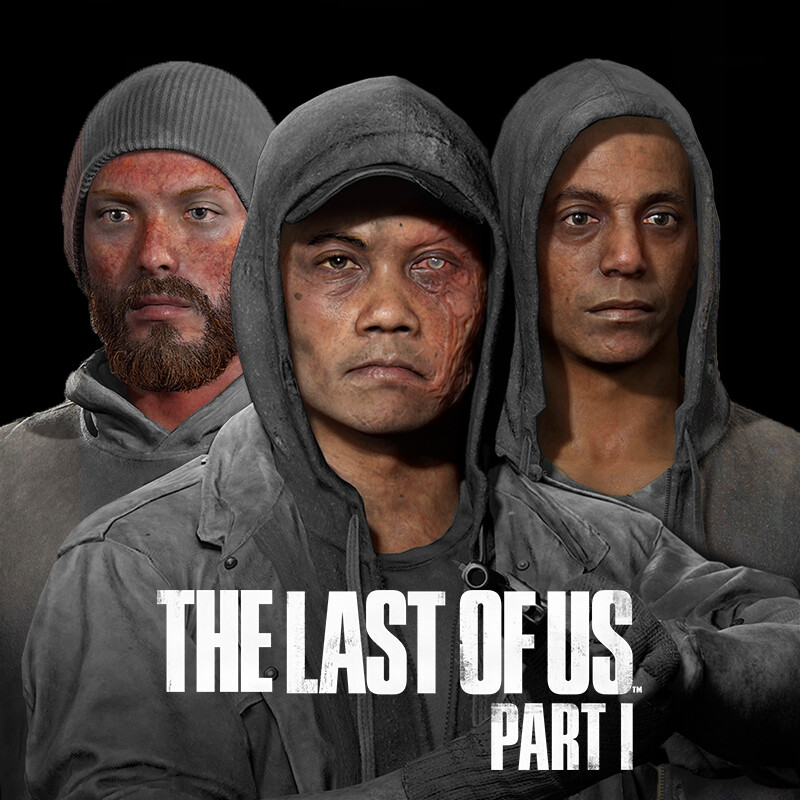 Jacob Regan Art - The Last of Us NPC Heads