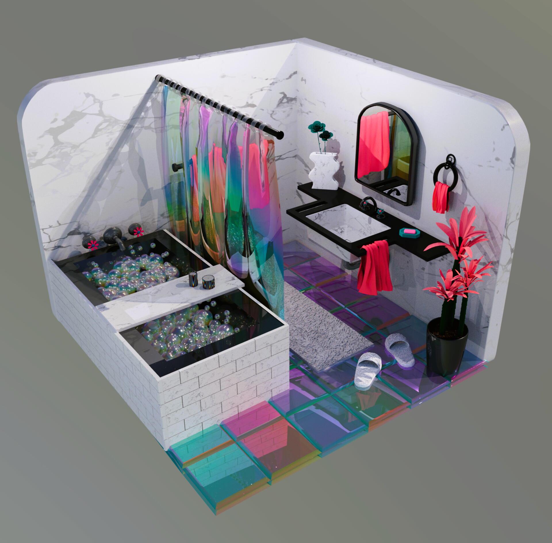 ArtStation - Bathroom Re-work