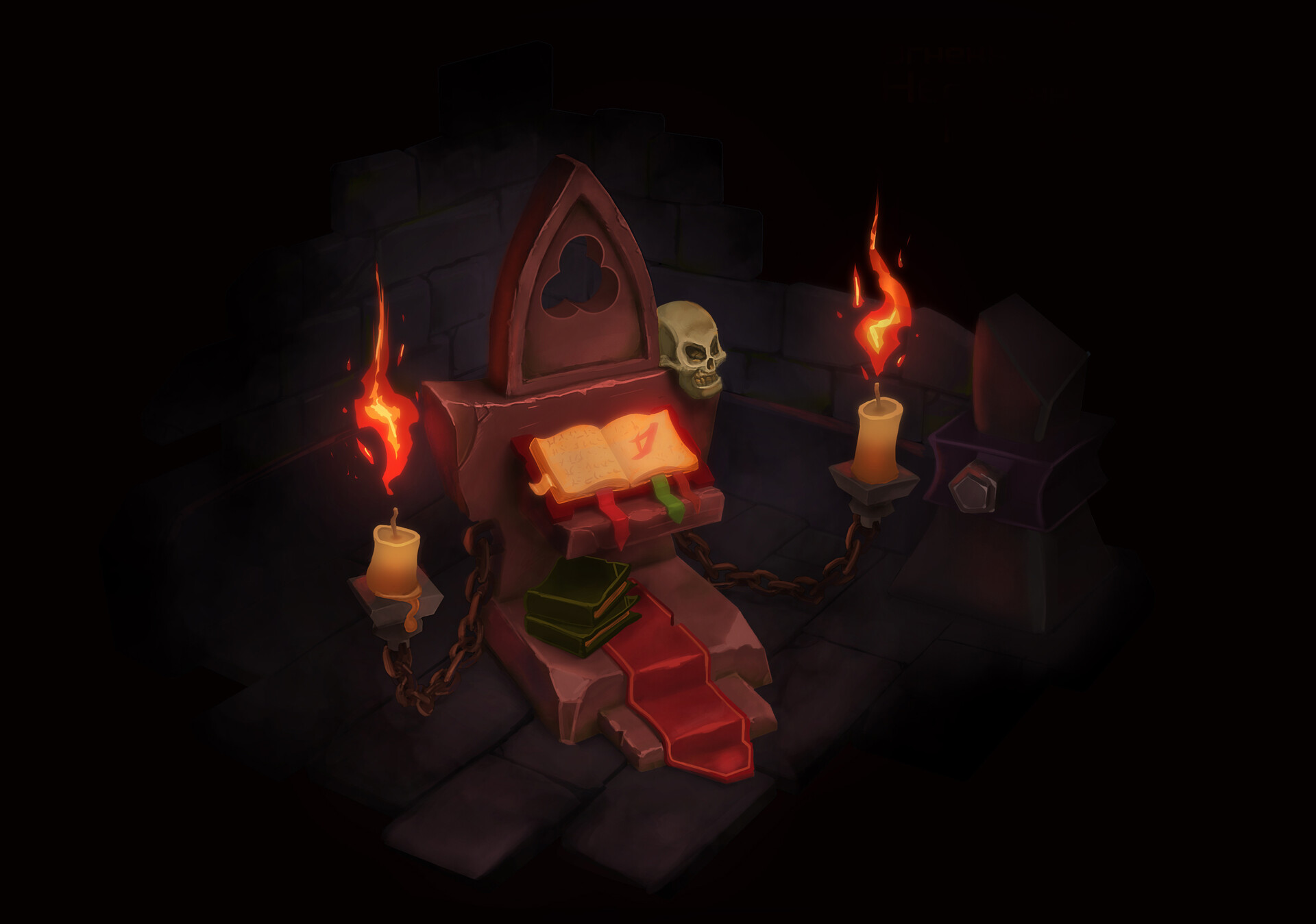 ArtStation - Altar of the Fire Mage