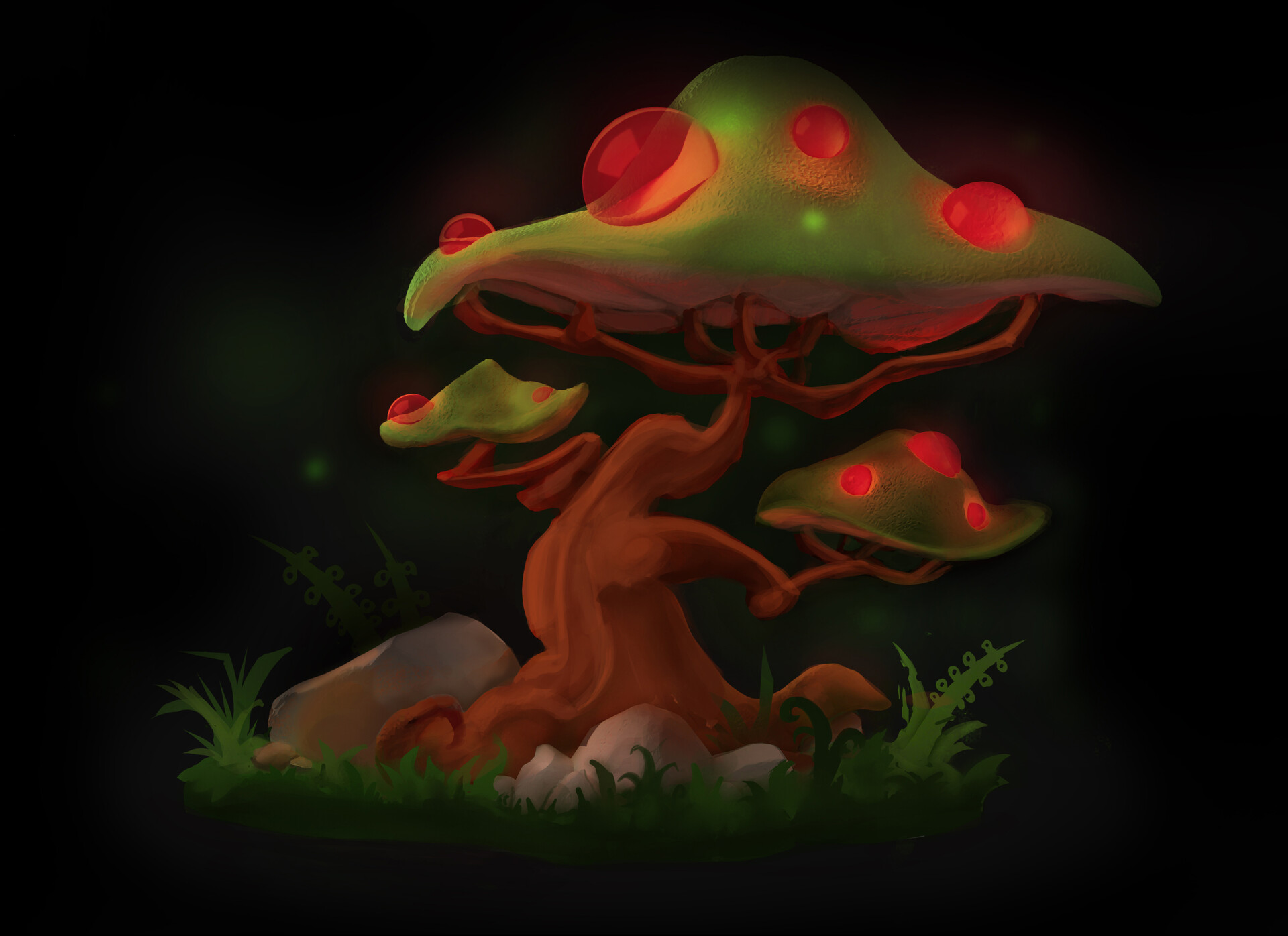 ArtStation - Mushroom Tree