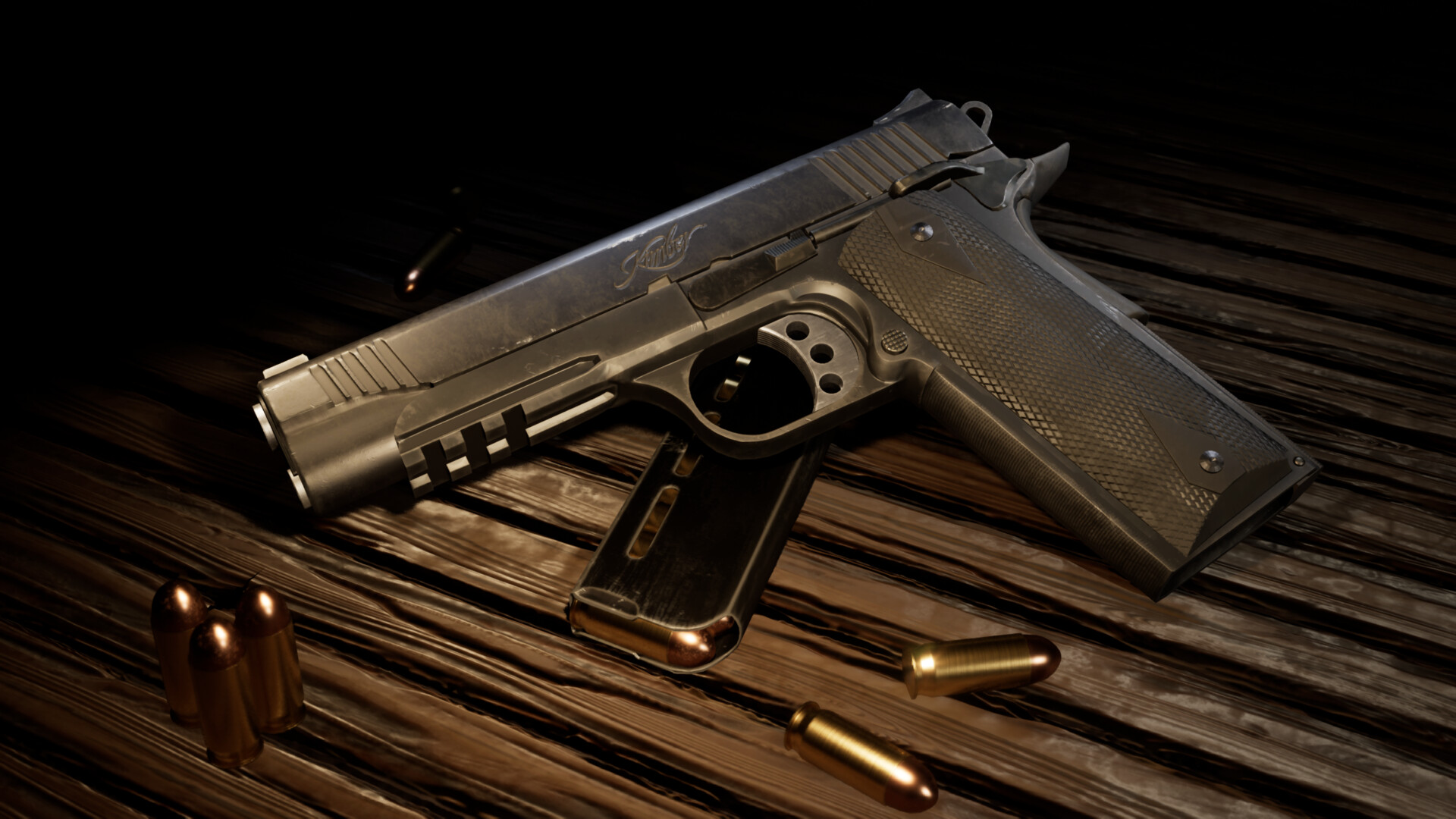 ArtStation - Kimber Custom TLE/II 1911